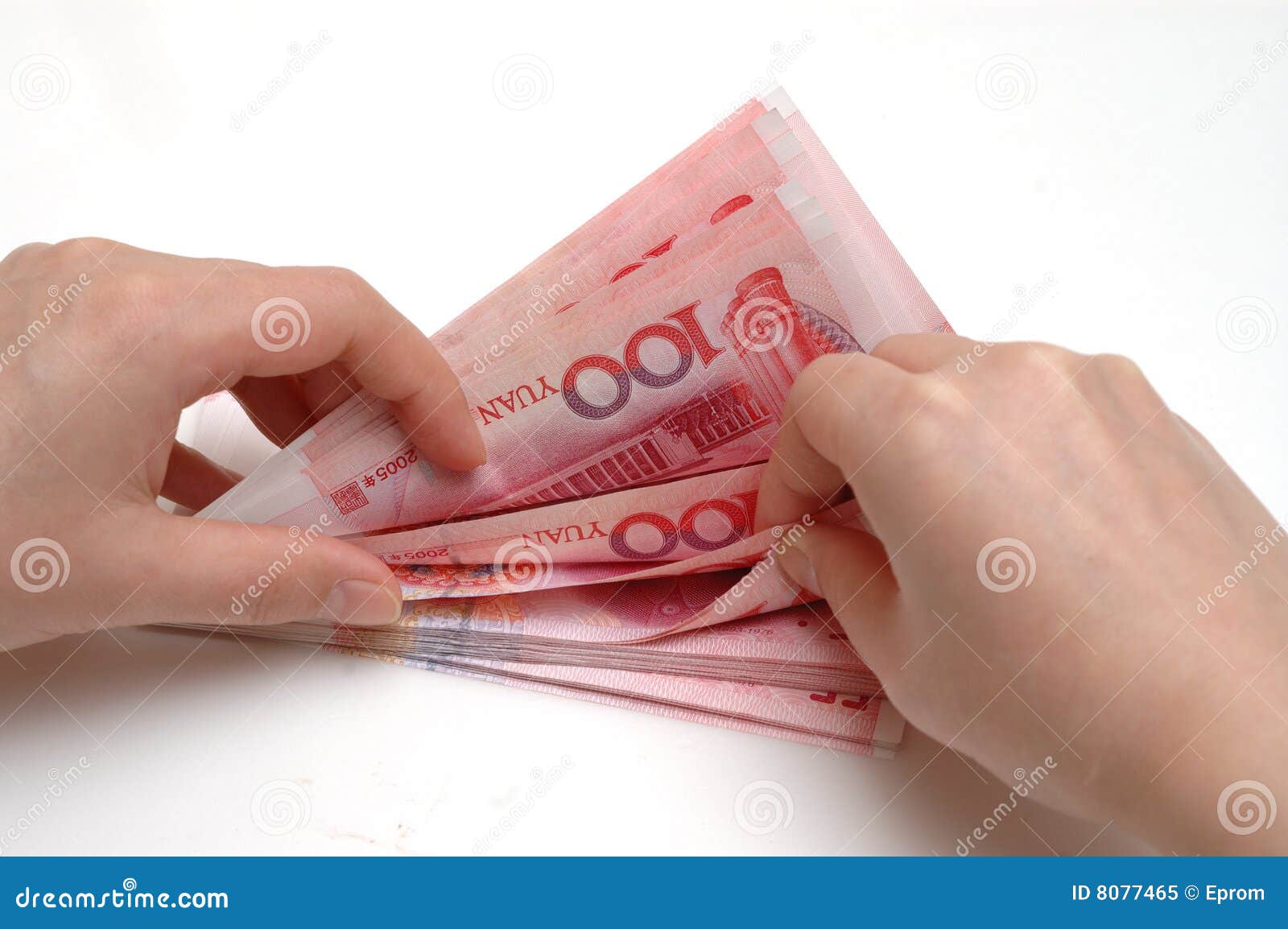Counting stack RMB cash stock image. Image of chinese - 8077465