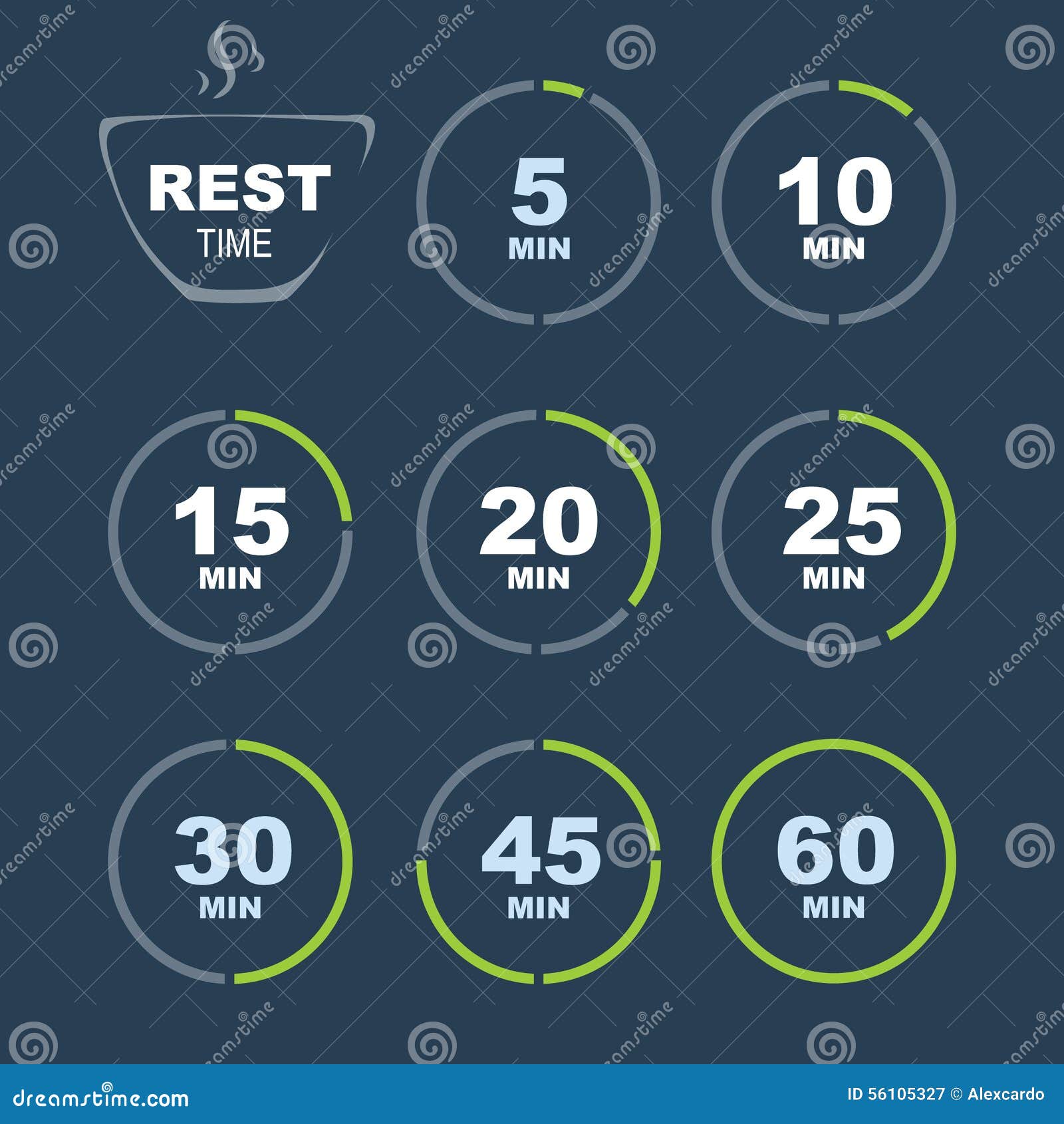 Counting of time stock vector. Illustration of element - 56105327