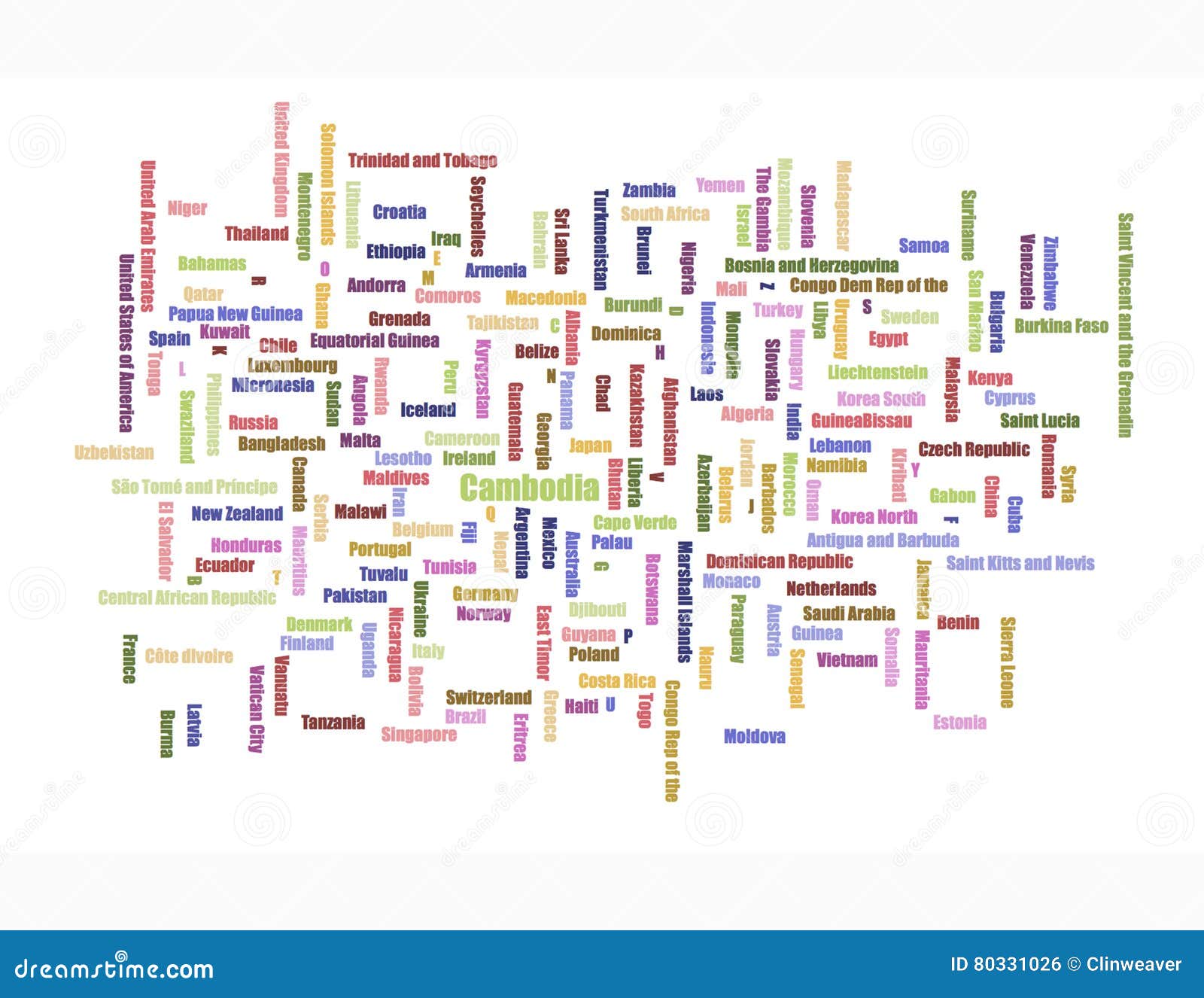 Countries of the World stock illustration. Illustration of details ...
