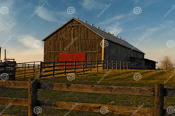 Country Barn stock photo. Image of front, field, american - 24682560