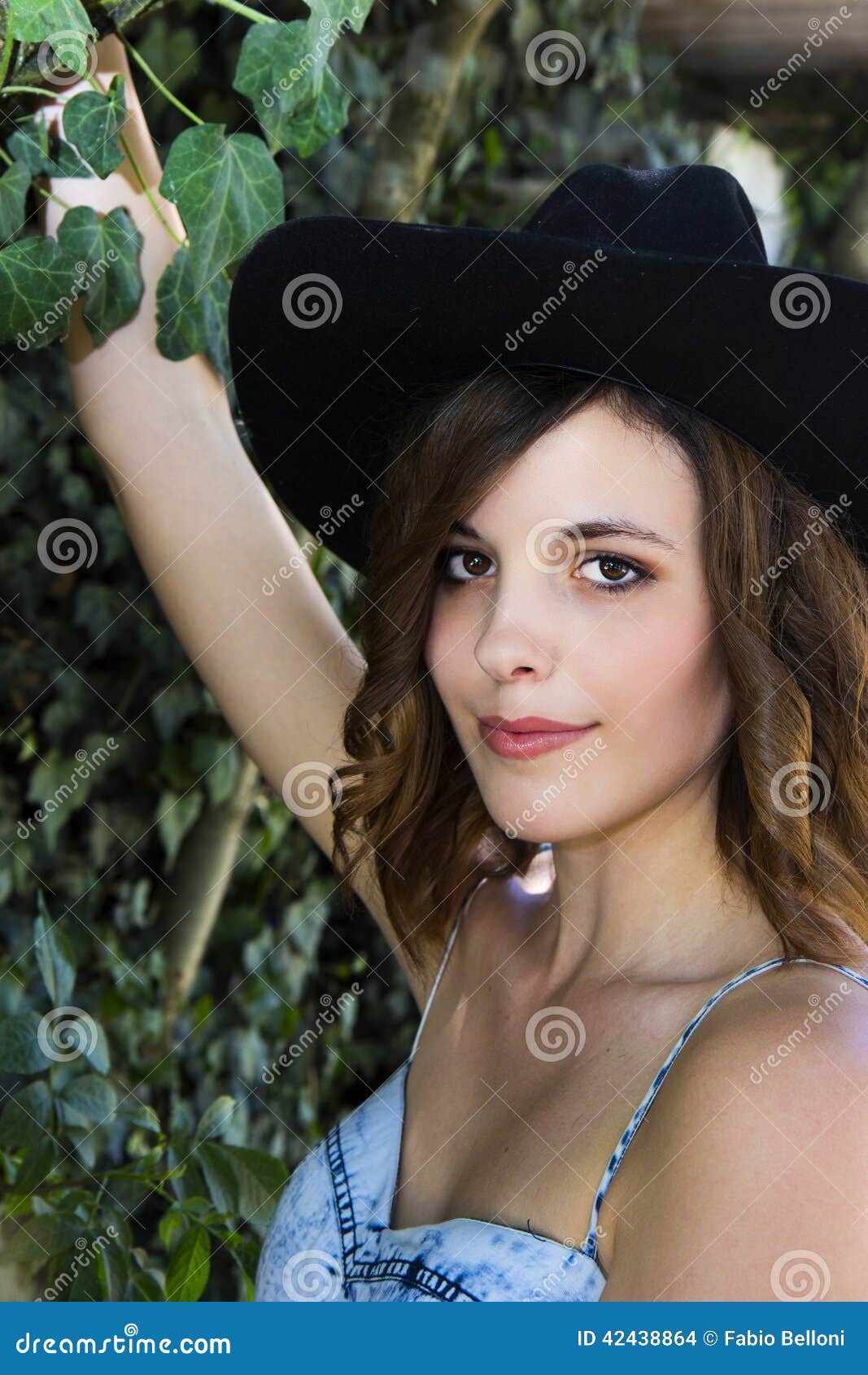 Country stock photo. Image of country, cute, lady, meadow - 42438864