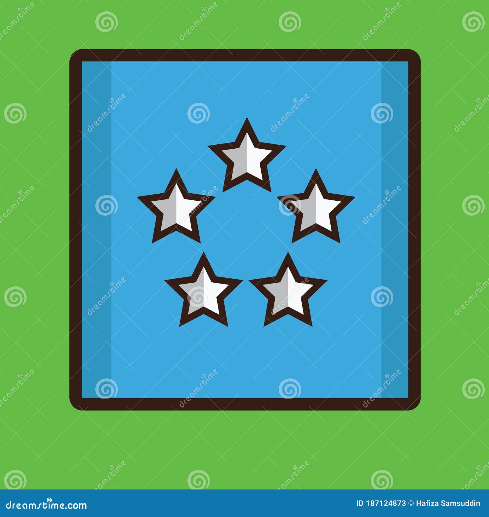 Country Border Sign. Vector Illustration Decorative Design Stock Vector ...