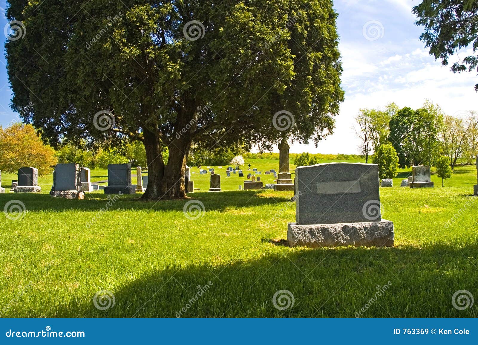 Country Cemetery stock image. Image of hearse, christian - 763369