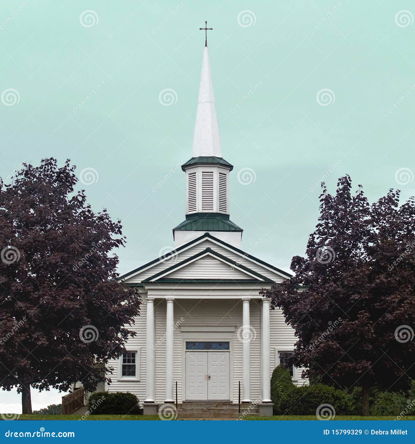 Country church stock image. Image of rustic, summer, churches - 15799329