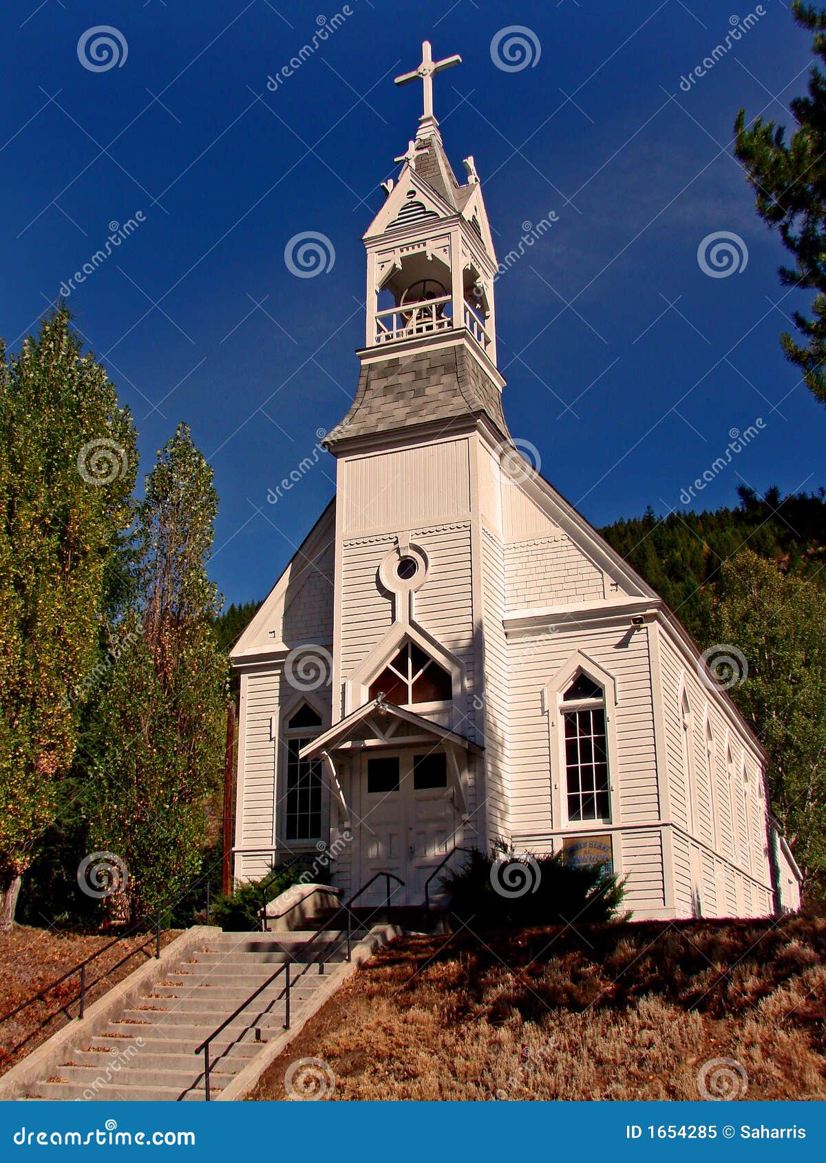 Country Church stock image. Image of church, worship, tradition - 1654285