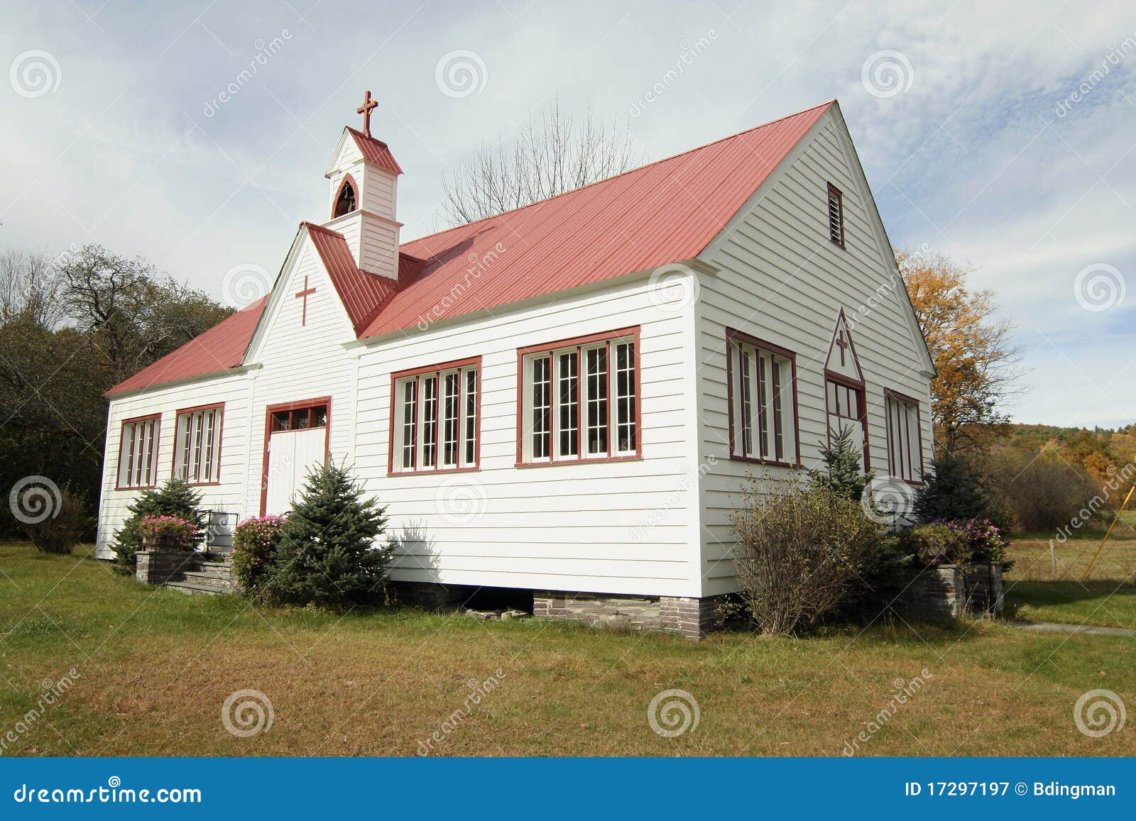 Country Church stock image. Image of country, small, christian - 17297197