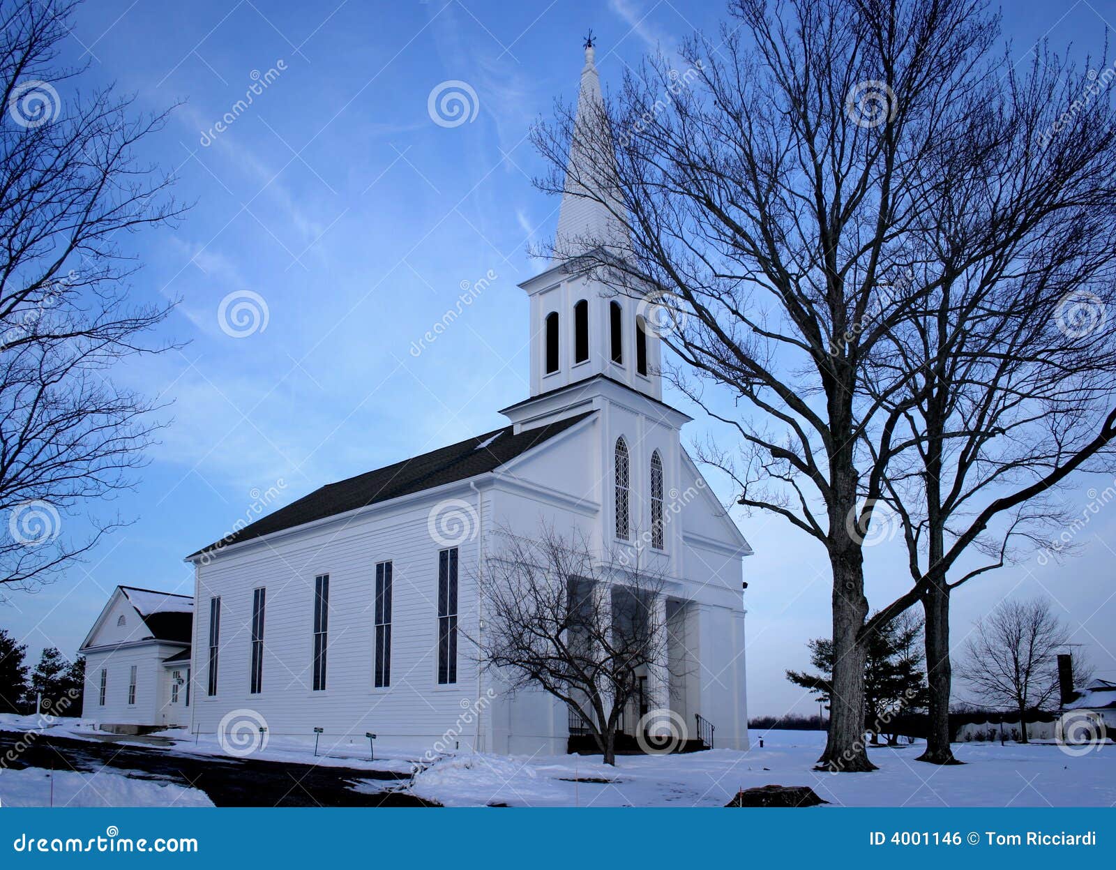Country church stock photo. Image of winter, nostalgic - 4001146