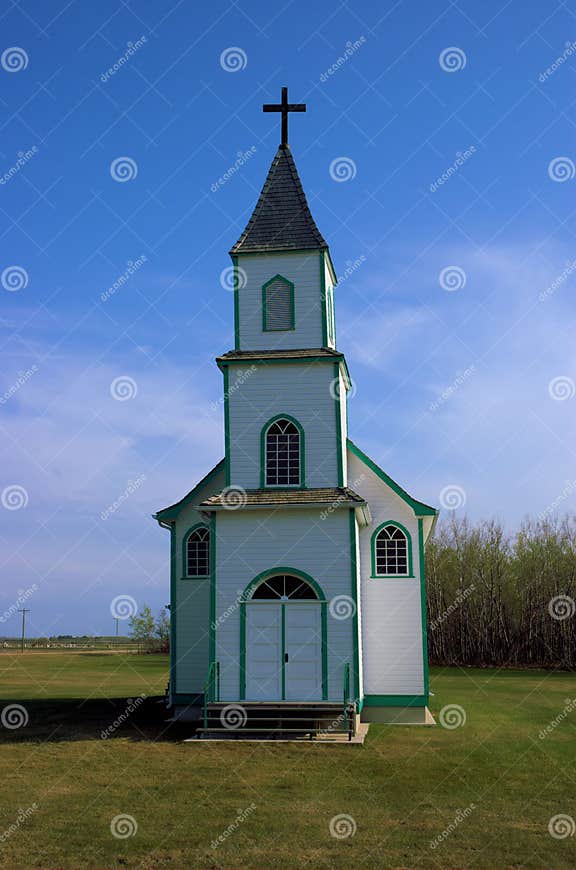 Country Church stock photo. Image of meeting, cross, jesus - 720558
