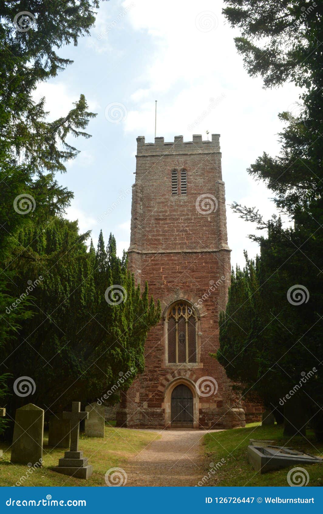 Country church stock image. Image of religion, devon - 126726447
