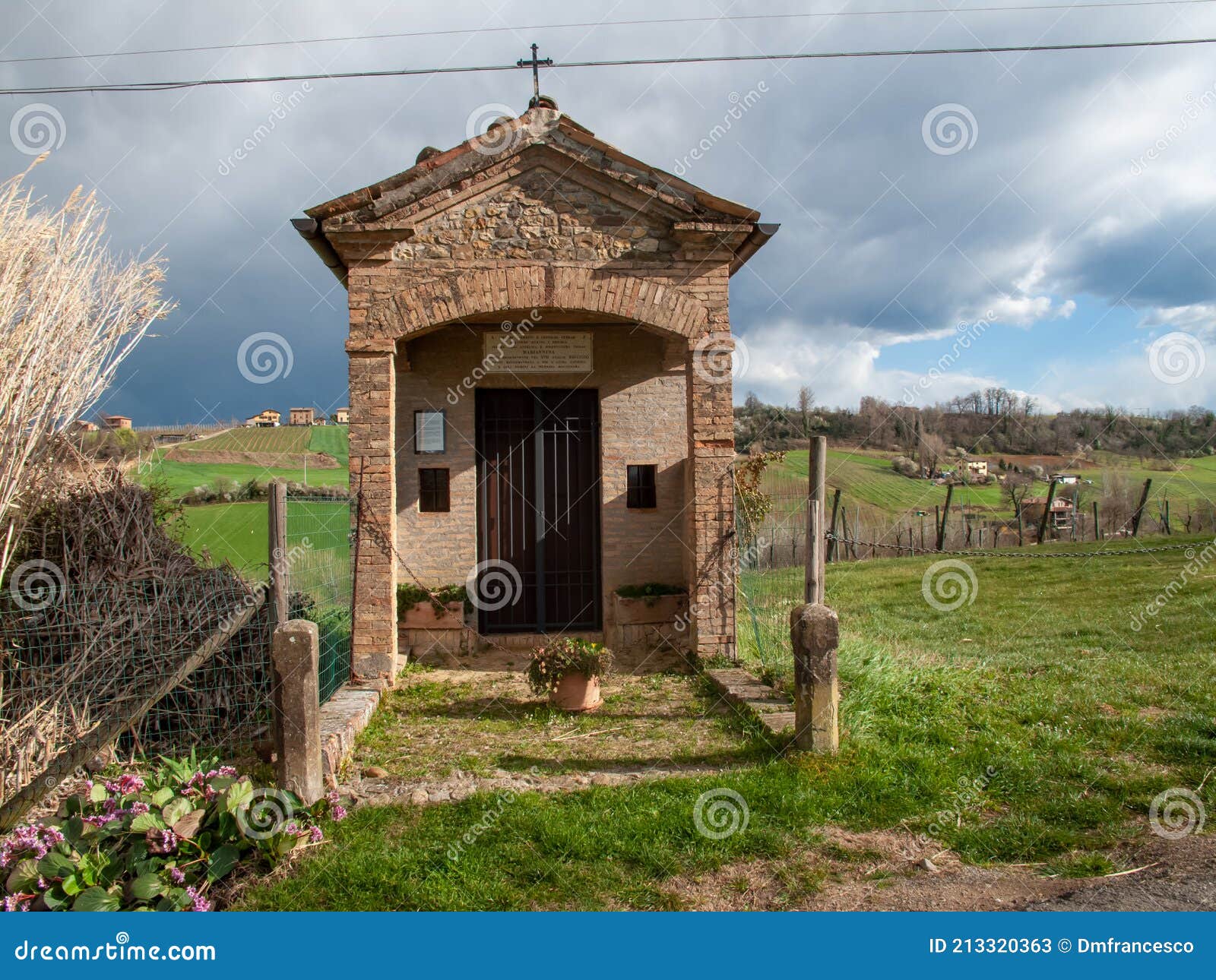 Country Churches Solignano Vecchio Emilia Romagna Stock Image - Image ...
