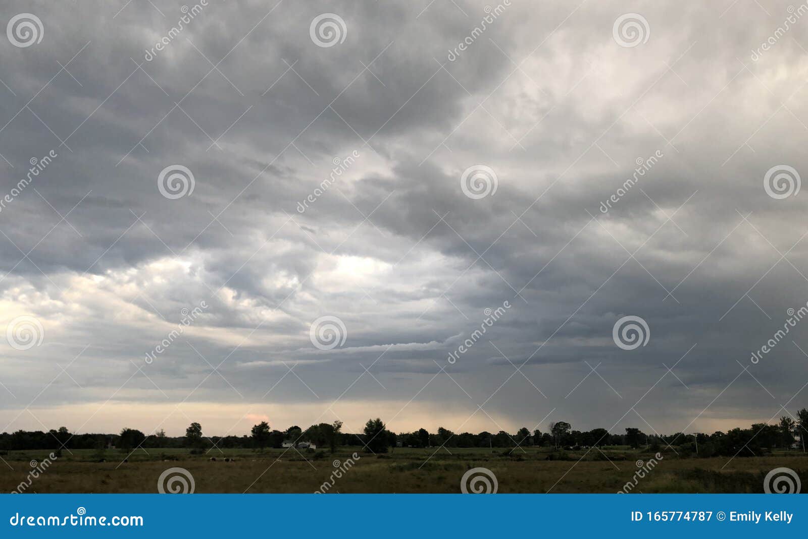 Country Clouds stock image. Image of clouds, country - 165774787