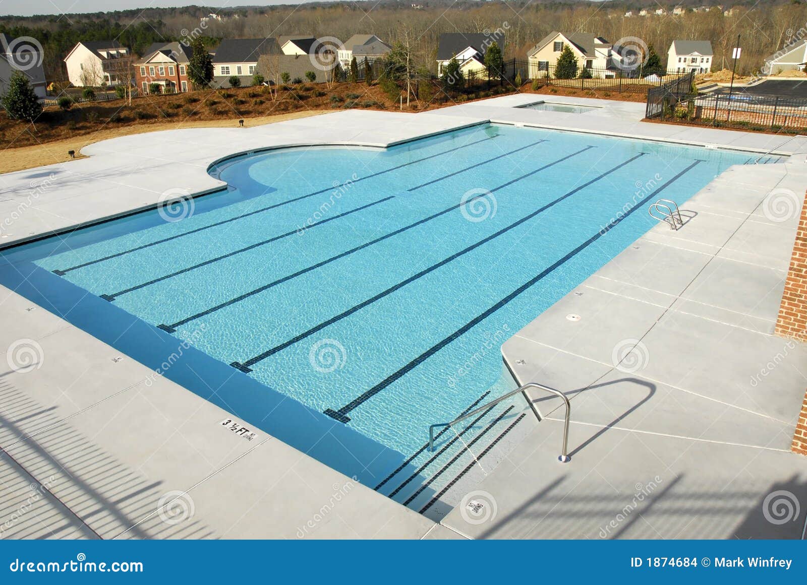 Country Clup Swimming Pool stock photo. Image of health - 1874684
