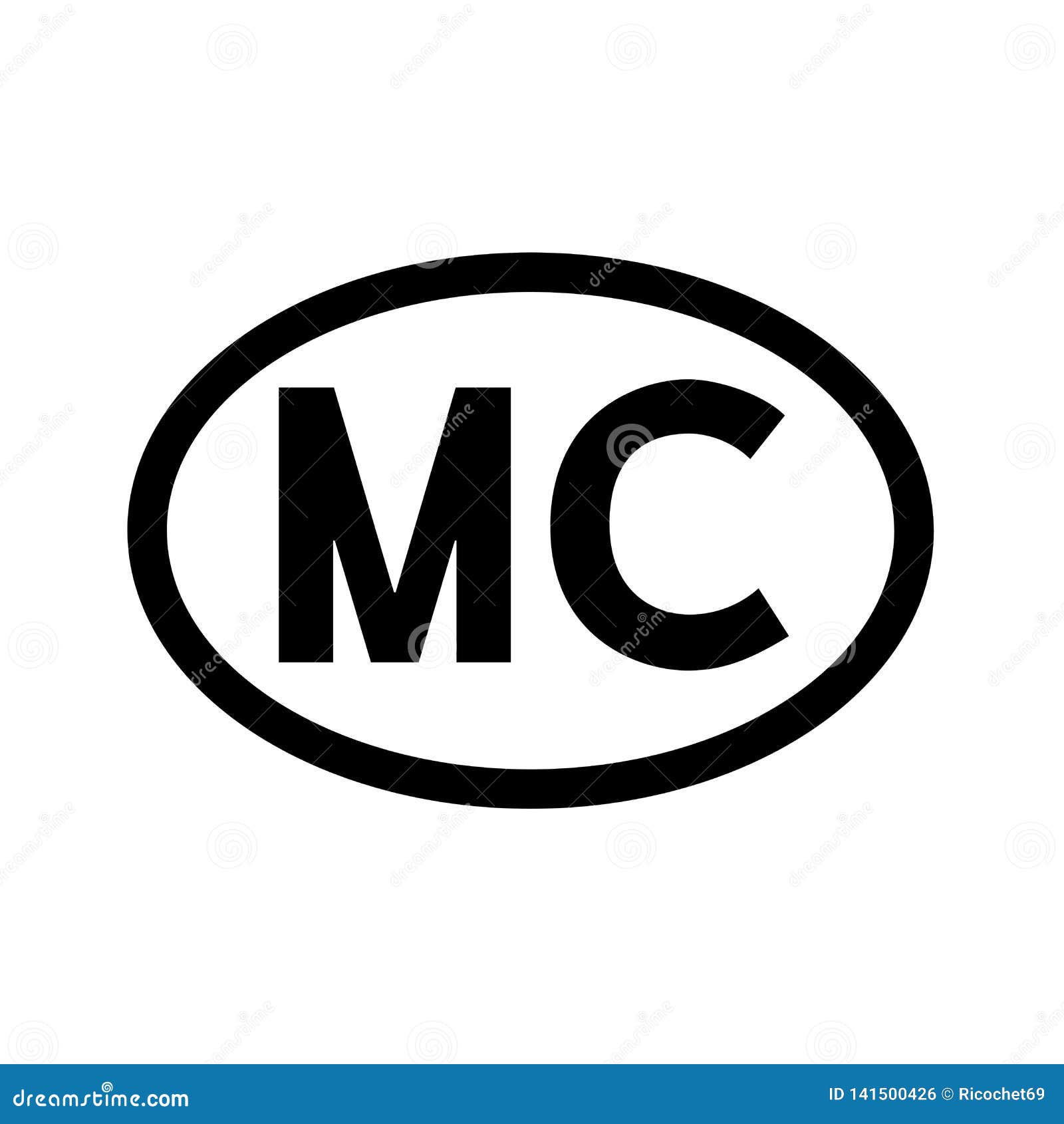 Country Code Vehicle Registration Monaco Stock Illustration ...