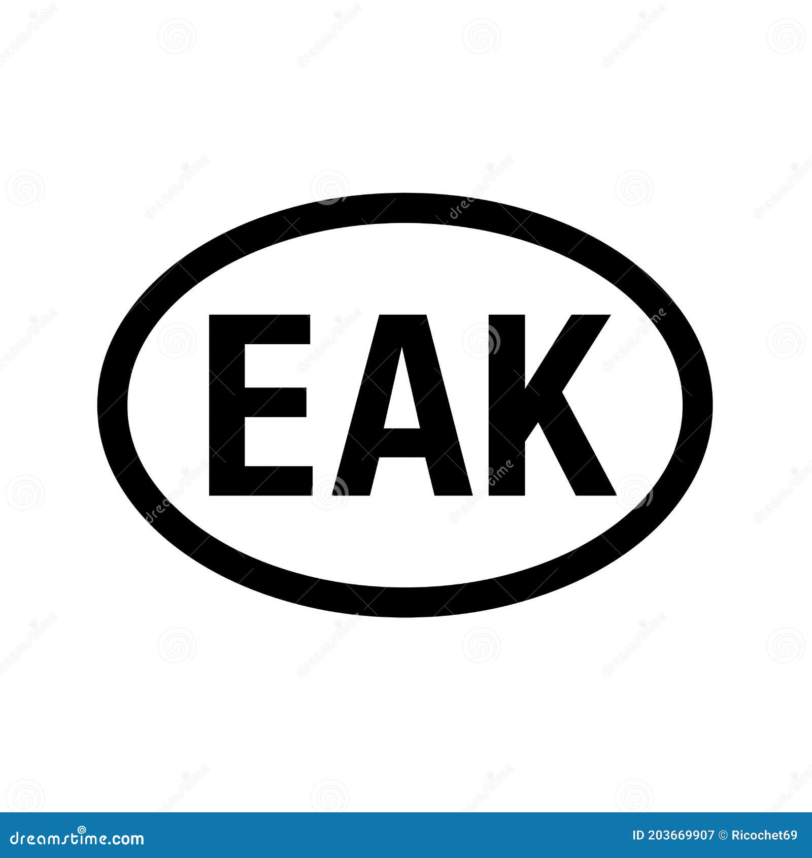 Country Code Vehicle Registration Kenya Stock Illustration ...