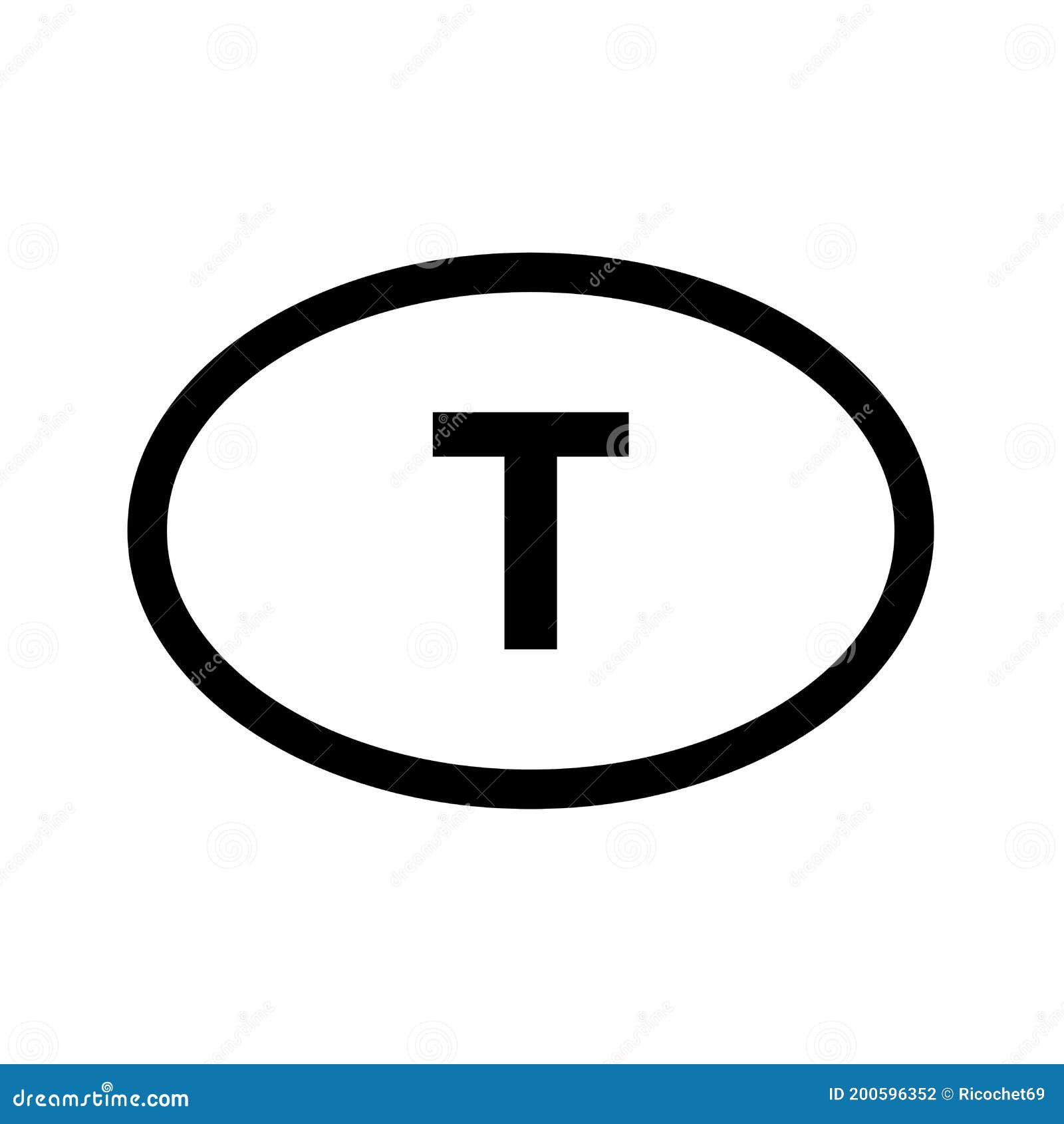 Country Code Vehicle Registration Thailand Stock Illustration ...