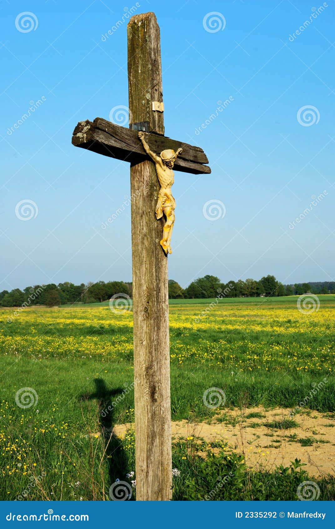 Country cross stock photo. Image of cross, countryside - 2335292