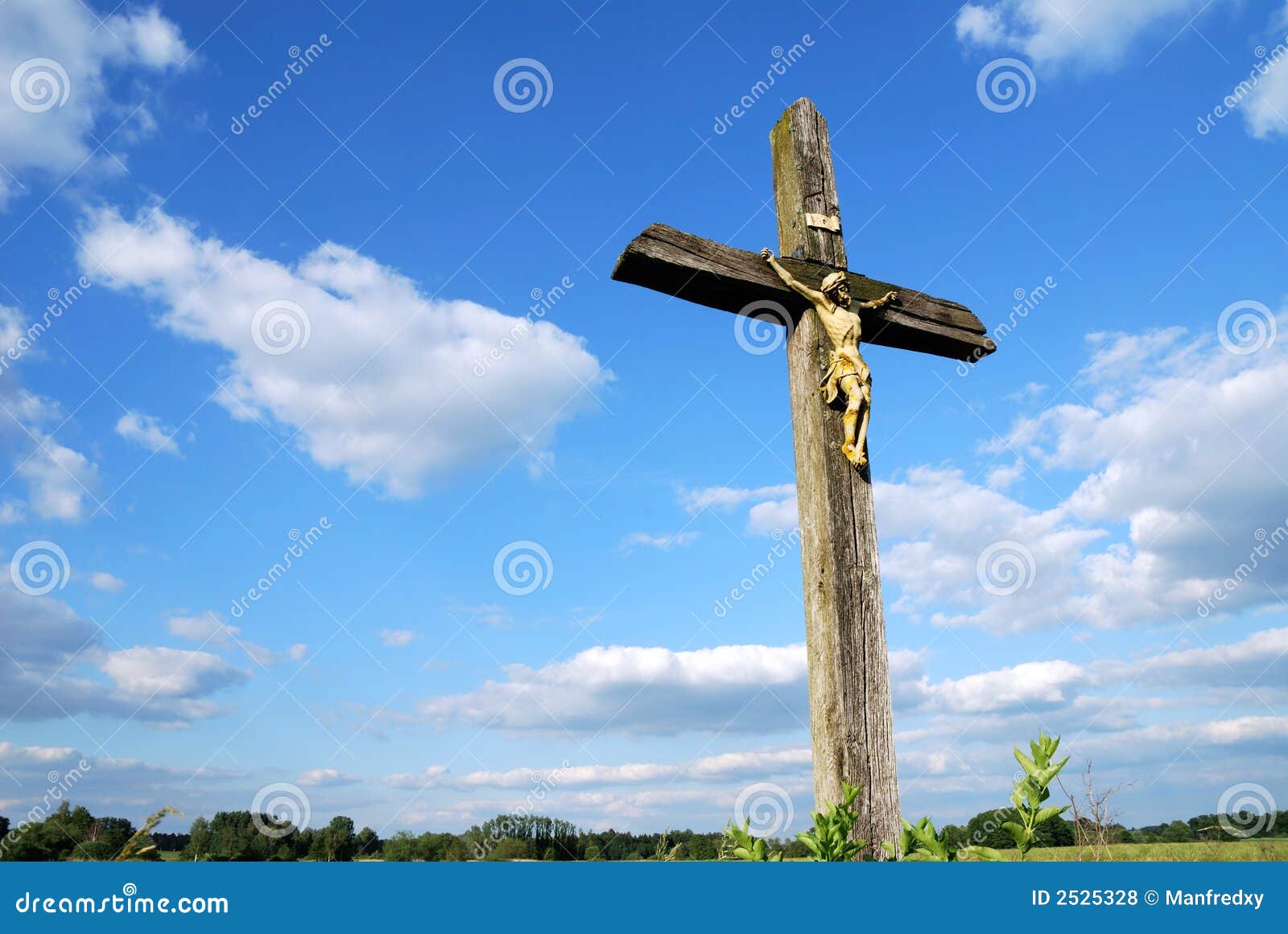 Country cross stock photo. Image of spiritual, cloudscape - 2525328