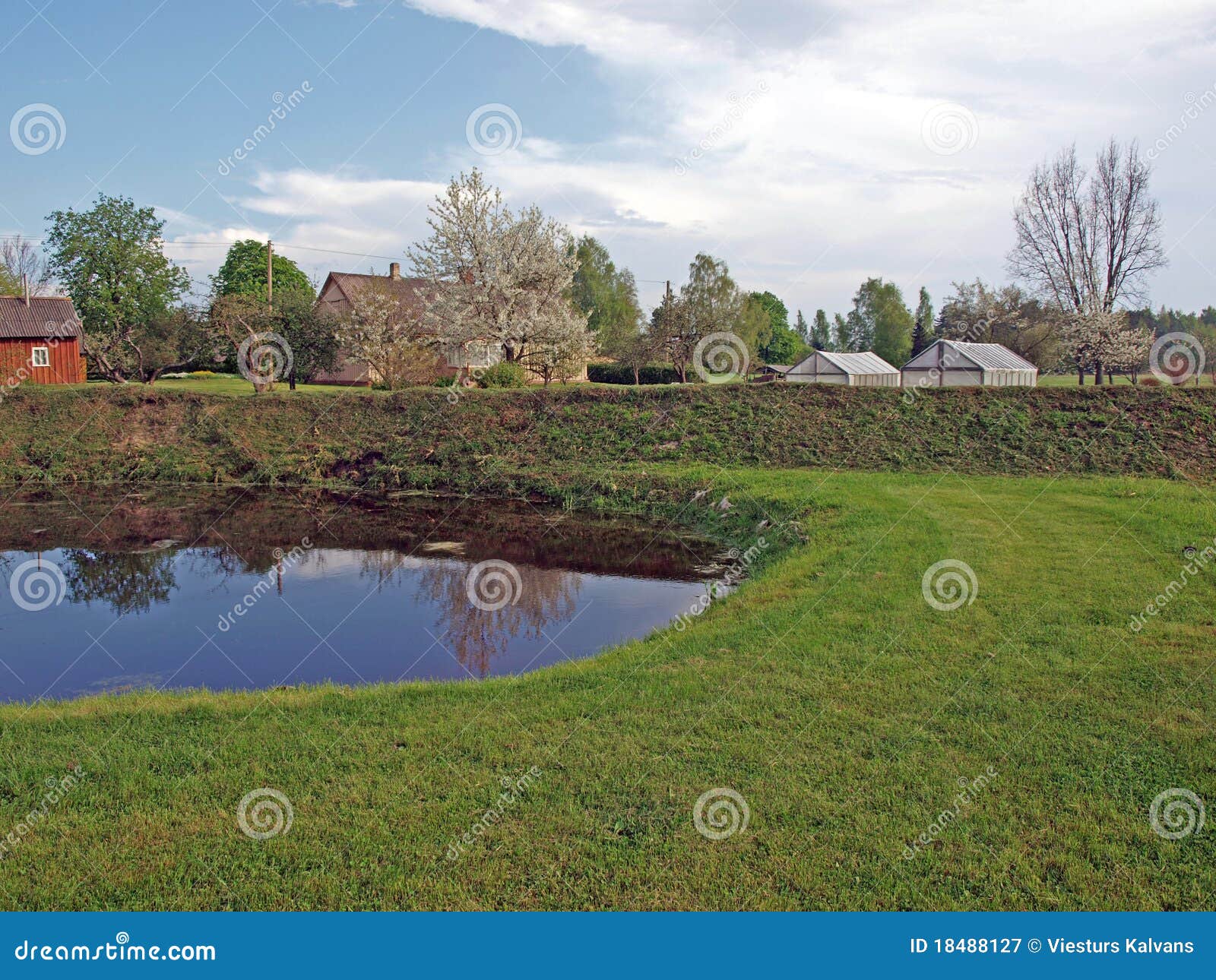 Country farm stock image. Image of grass, country, summer - 18488127