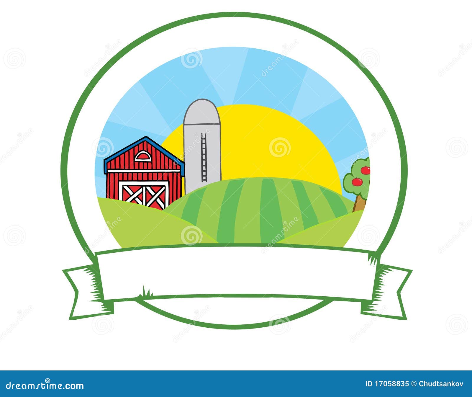 Country farm banner stock vector. Illustration of logo - 17058835
