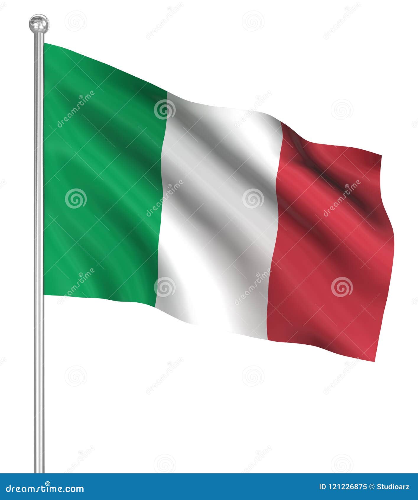 Country flag - Italy stock illustration. Illustration of vertical ...