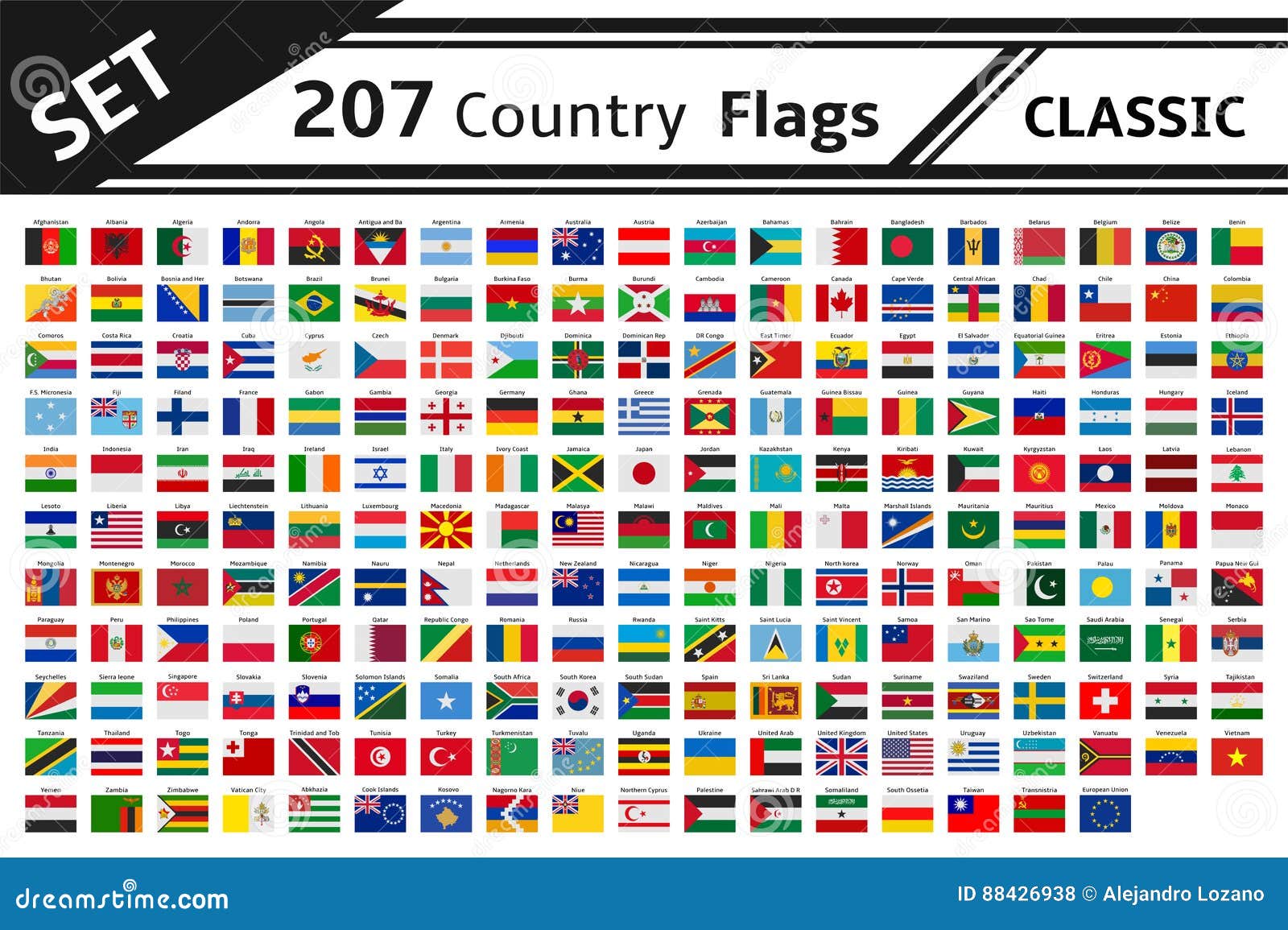 Country Flag Cartoon Vector | CartoonDealer.com #48603205