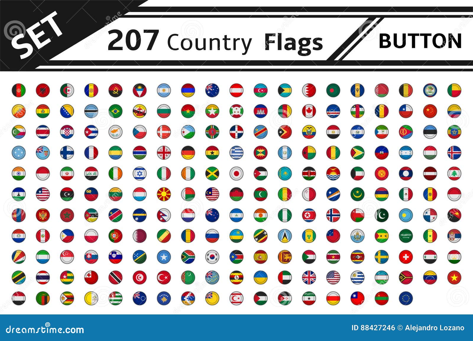 25 Country Flags. World Flags Variety. Royalty-Free Stock Photo ...