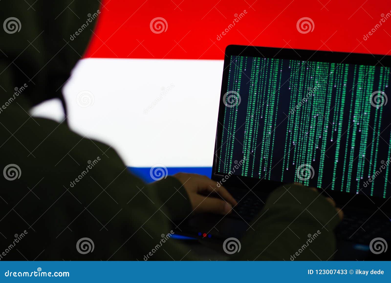 Country Flags and Cyber Attack Concept Stock Image - Image of money ...