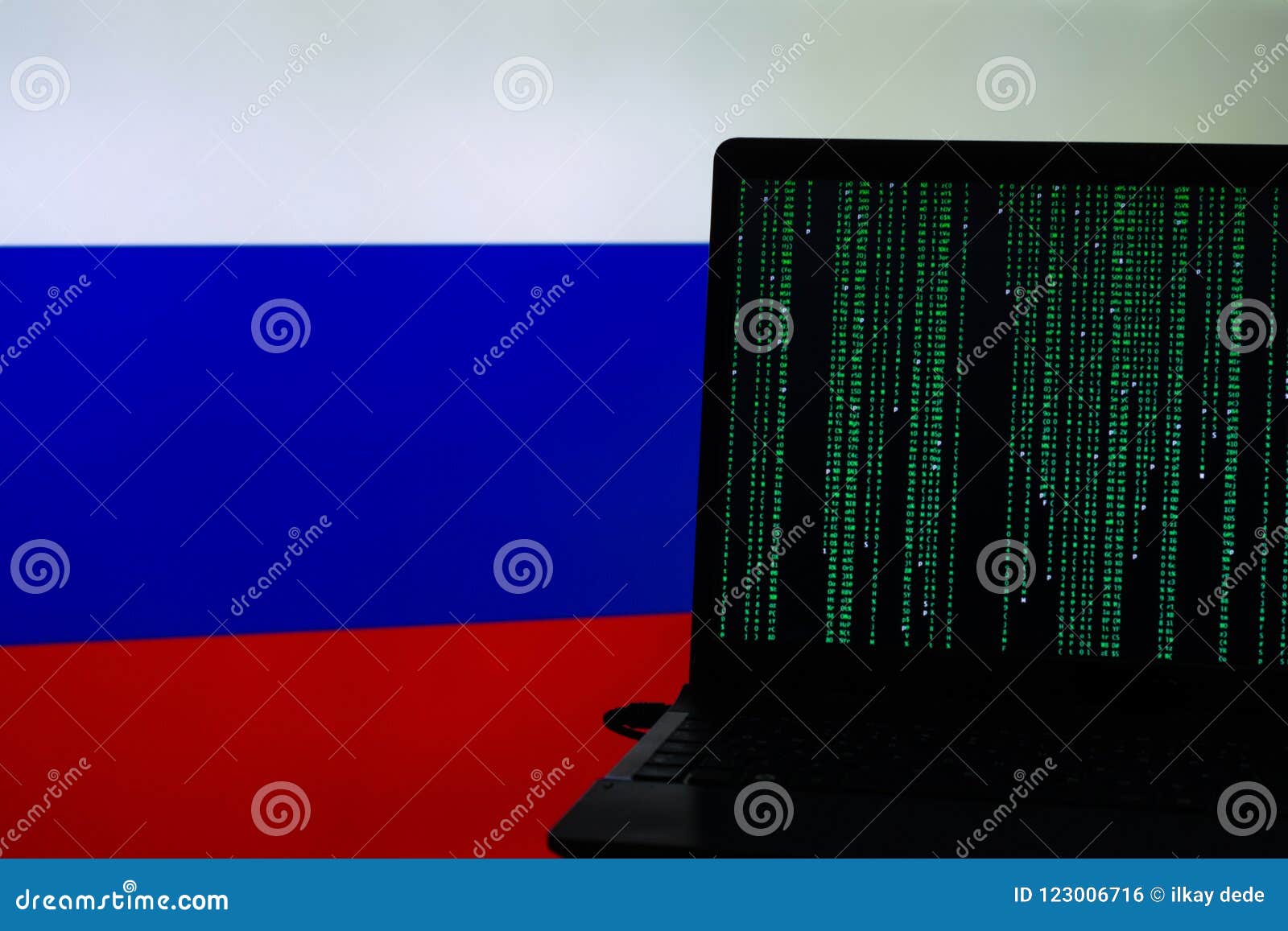 Country Flags and Cyber Attack Consept Stock Photo - Image of hacker ...