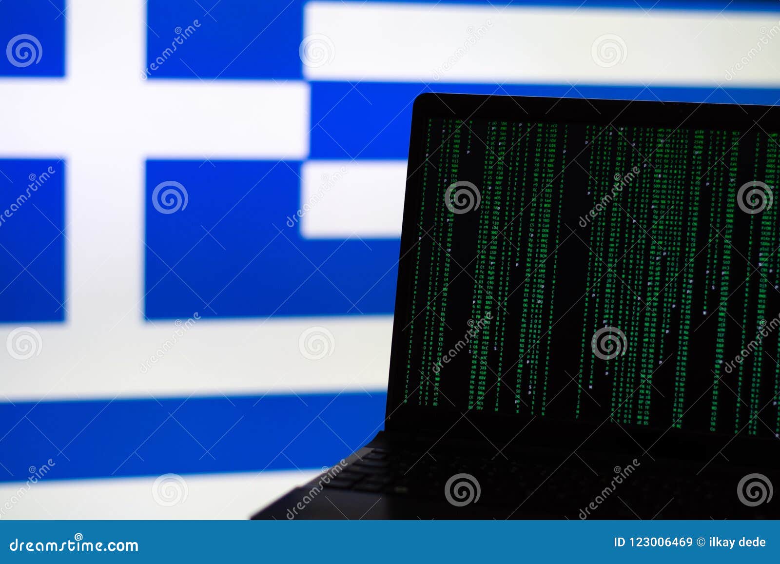 Country Flags and Cyber Attack Consept Stock Image - Image of hacker ...