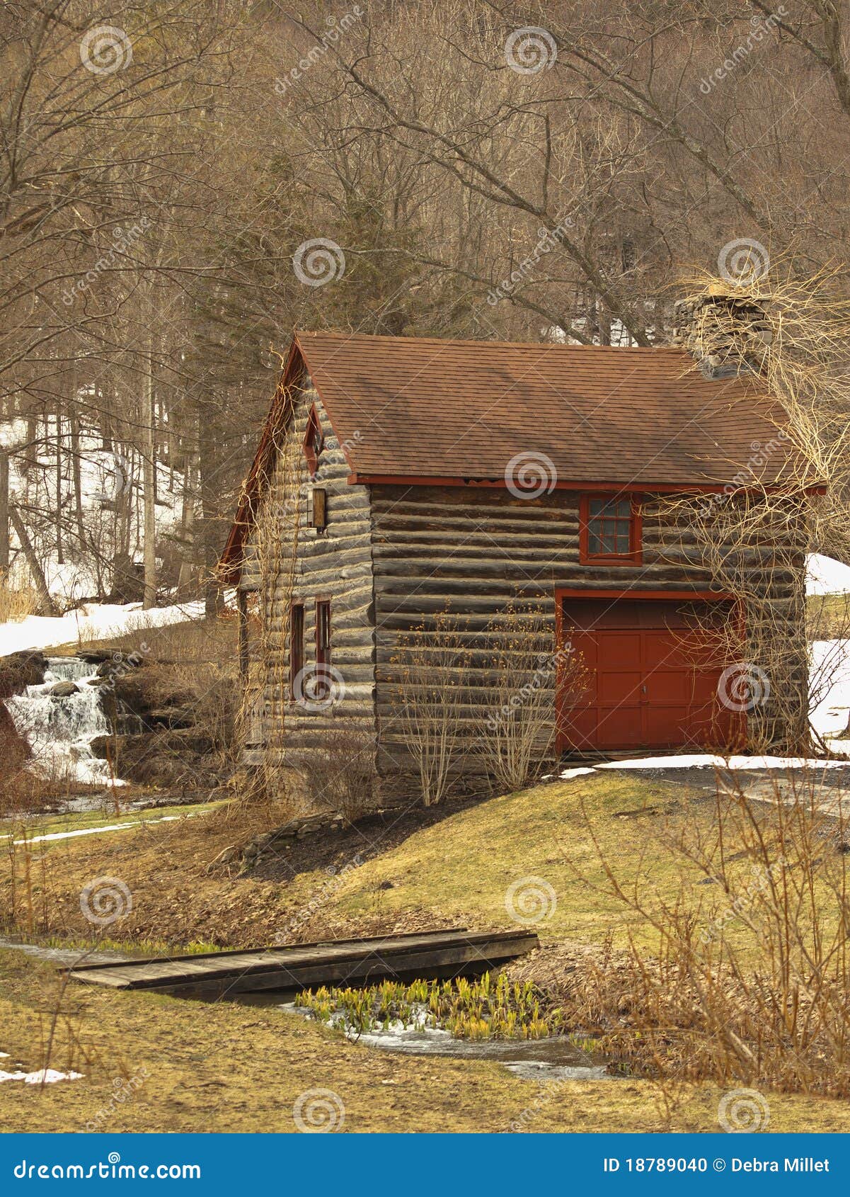 Country garage stock photo. Image of nature, winter, scenic - 18789040