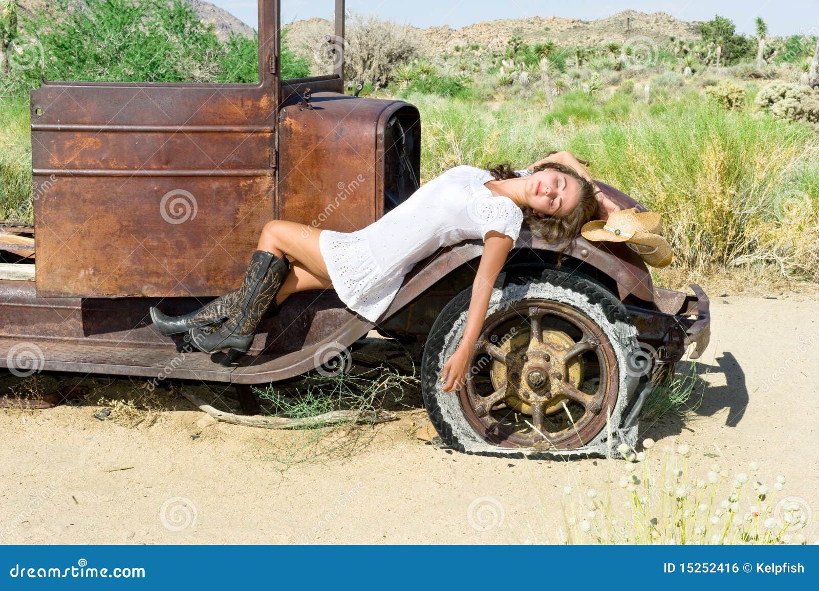 Country girl stock photo. Image of figure, human, activity - 15252416