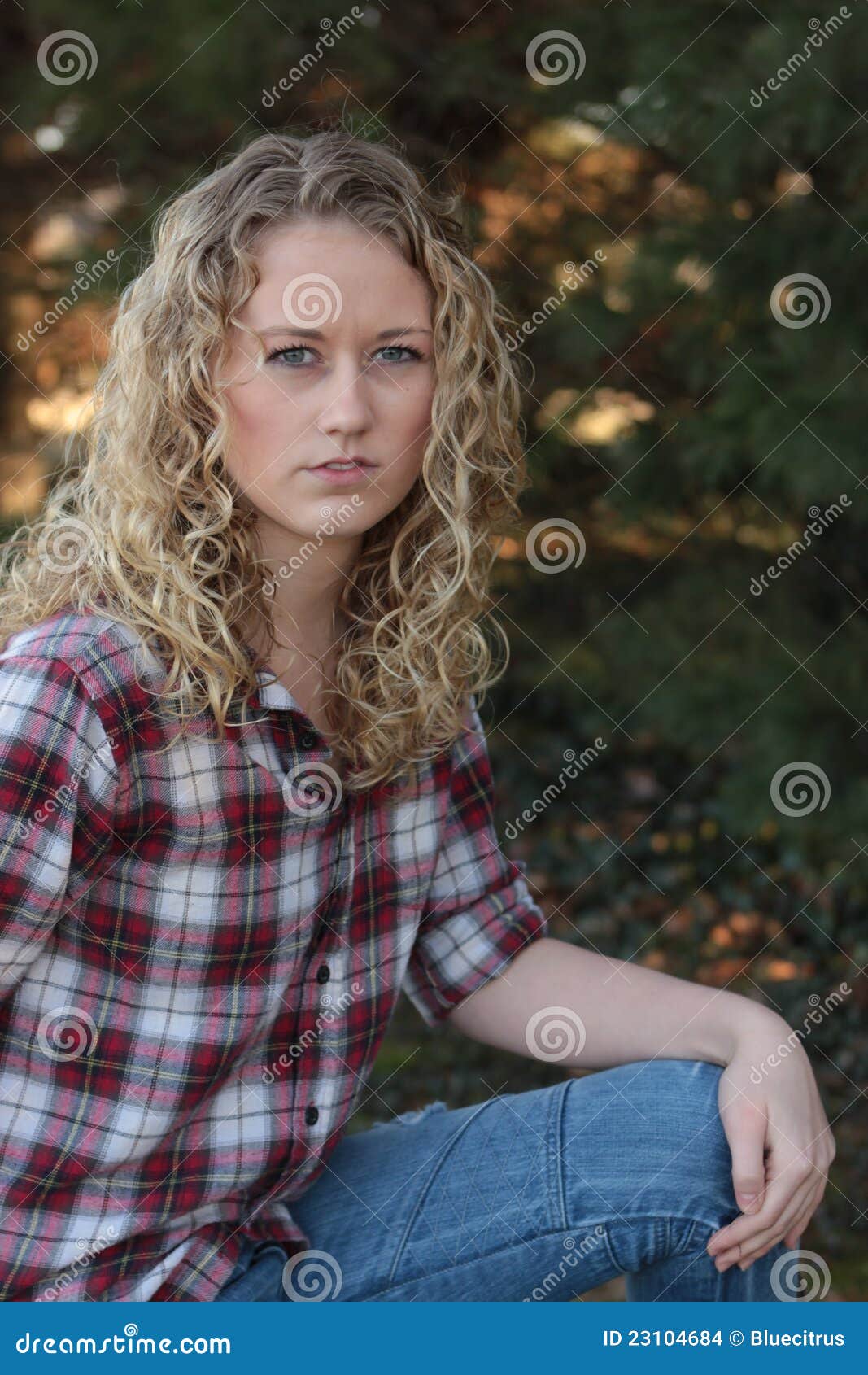 Country Girl stock photo. Image of girl, green, shirt - 23104684