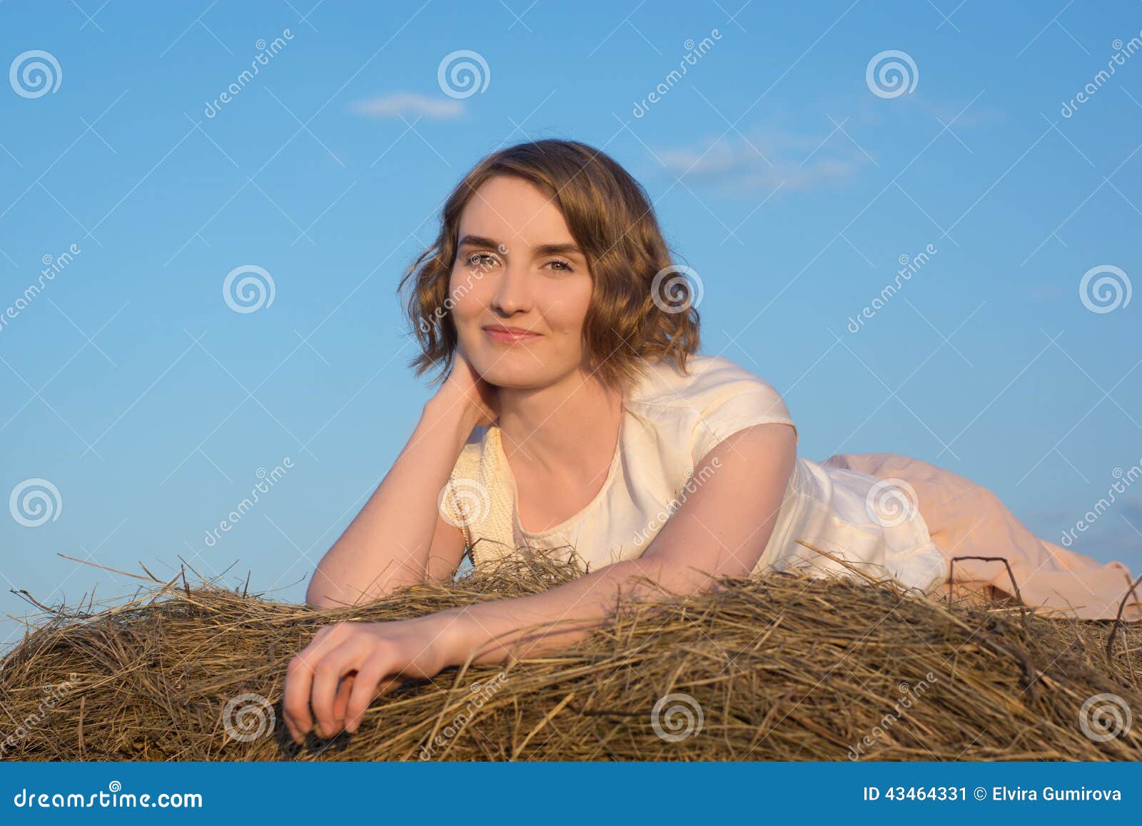 Country girl stock image. Image of health, morning, nature - 43464331