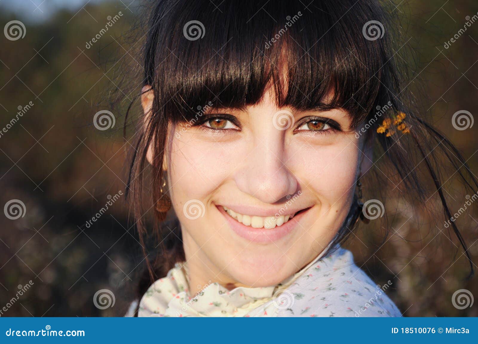 Country girl smile stock photo. Image of beautiful, cowgirl - 18510076