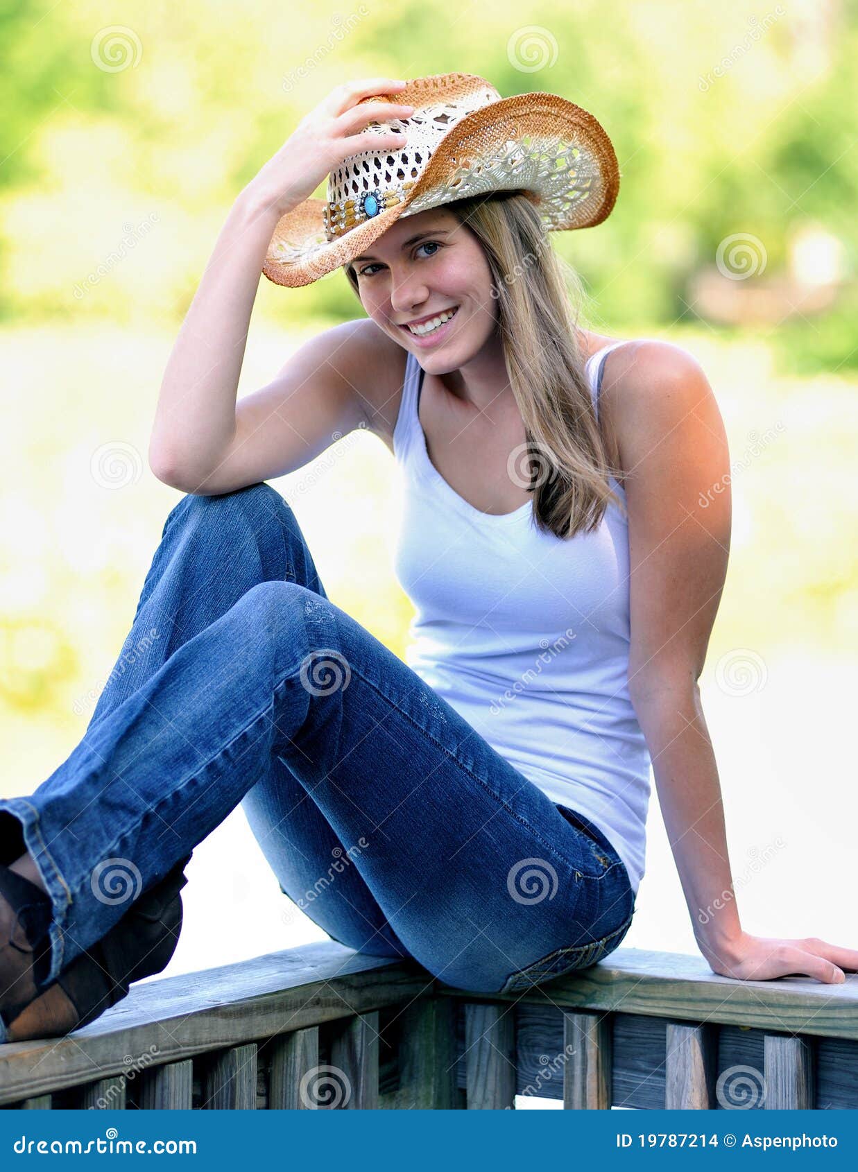 Country girl - smiling stock photo. Image of girl, beautiful - 19787214