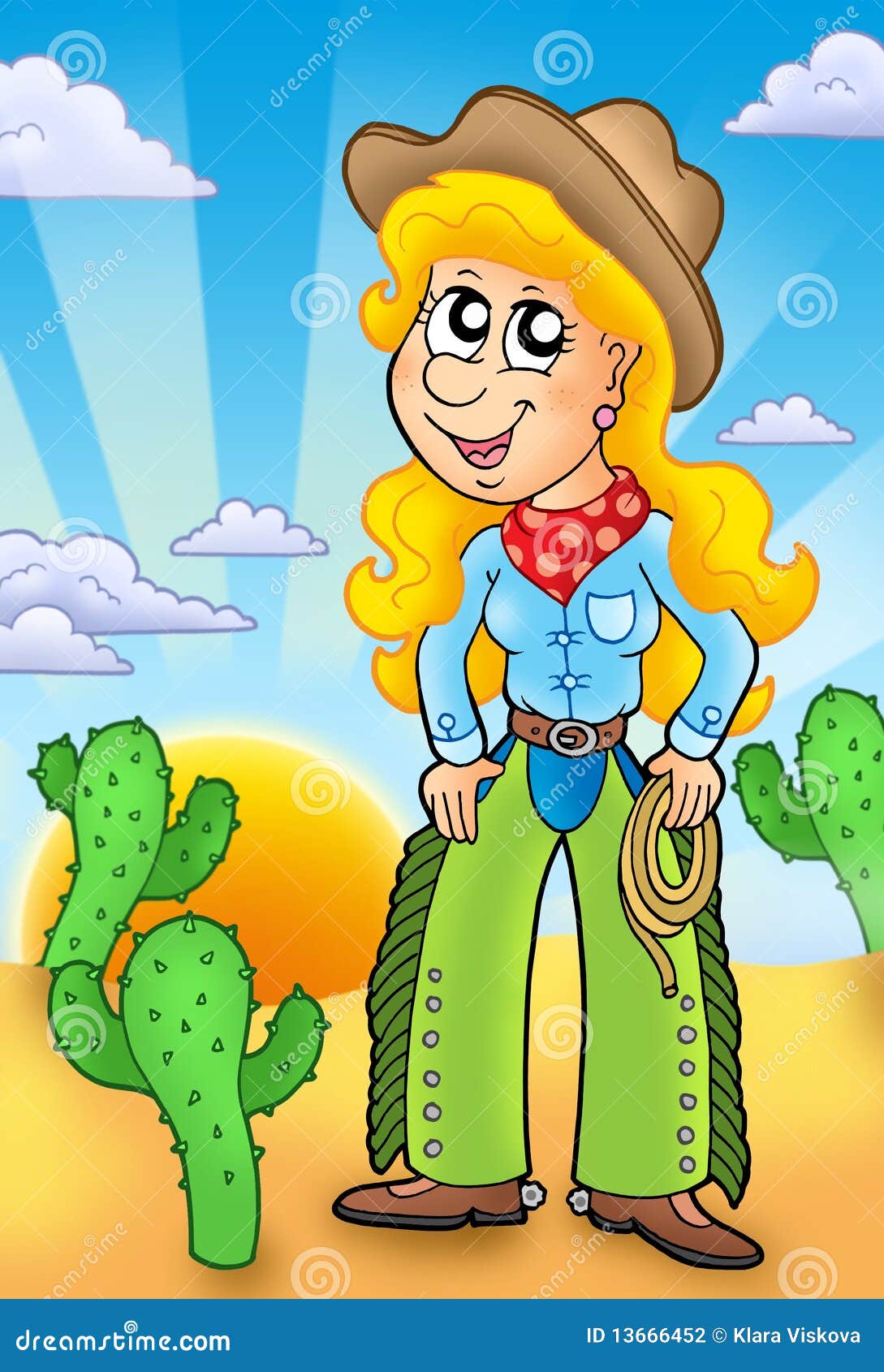 Redneck Girl Cartoon