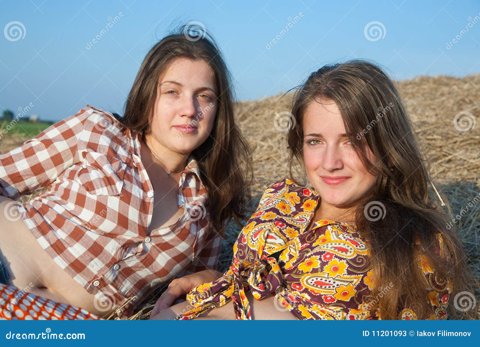 Country Girls Royalty-Free Stock Photo | CartoonDealer.com #32474037