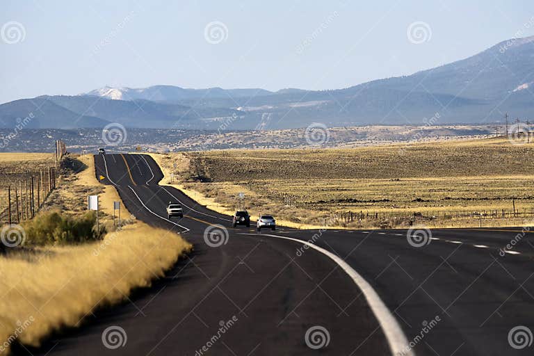 Country Highway stock image. Image of asphalt, road, dividing - 18731451