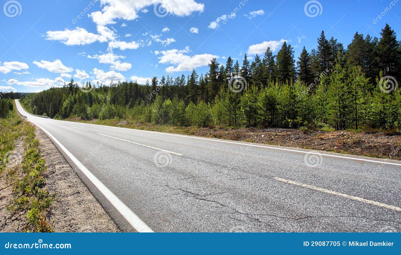 Country Highway stock image. Image of field, beauty, cloud - 29087705