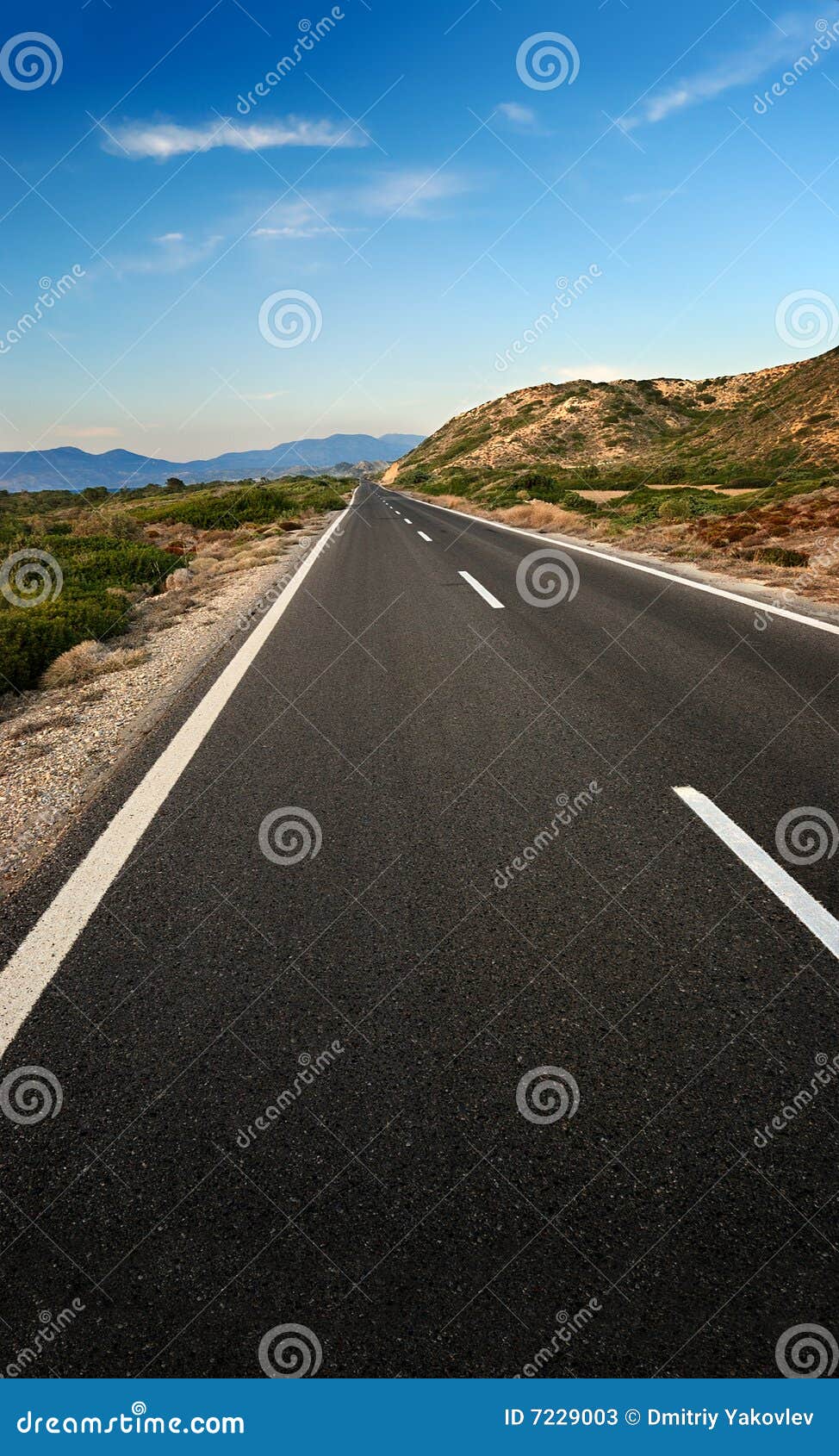 Country Highway stock image. Image of country, line, escape - 7229003