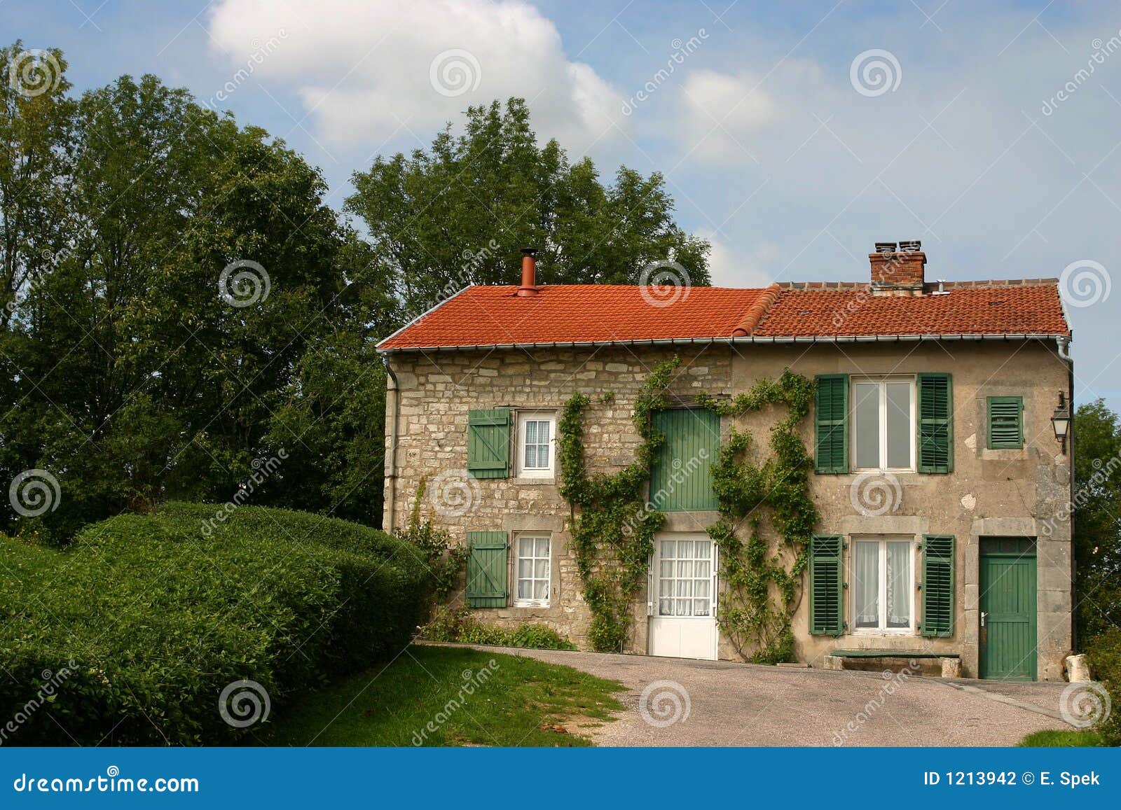 Country home stock photo. Image of real, property, grass - 1213942