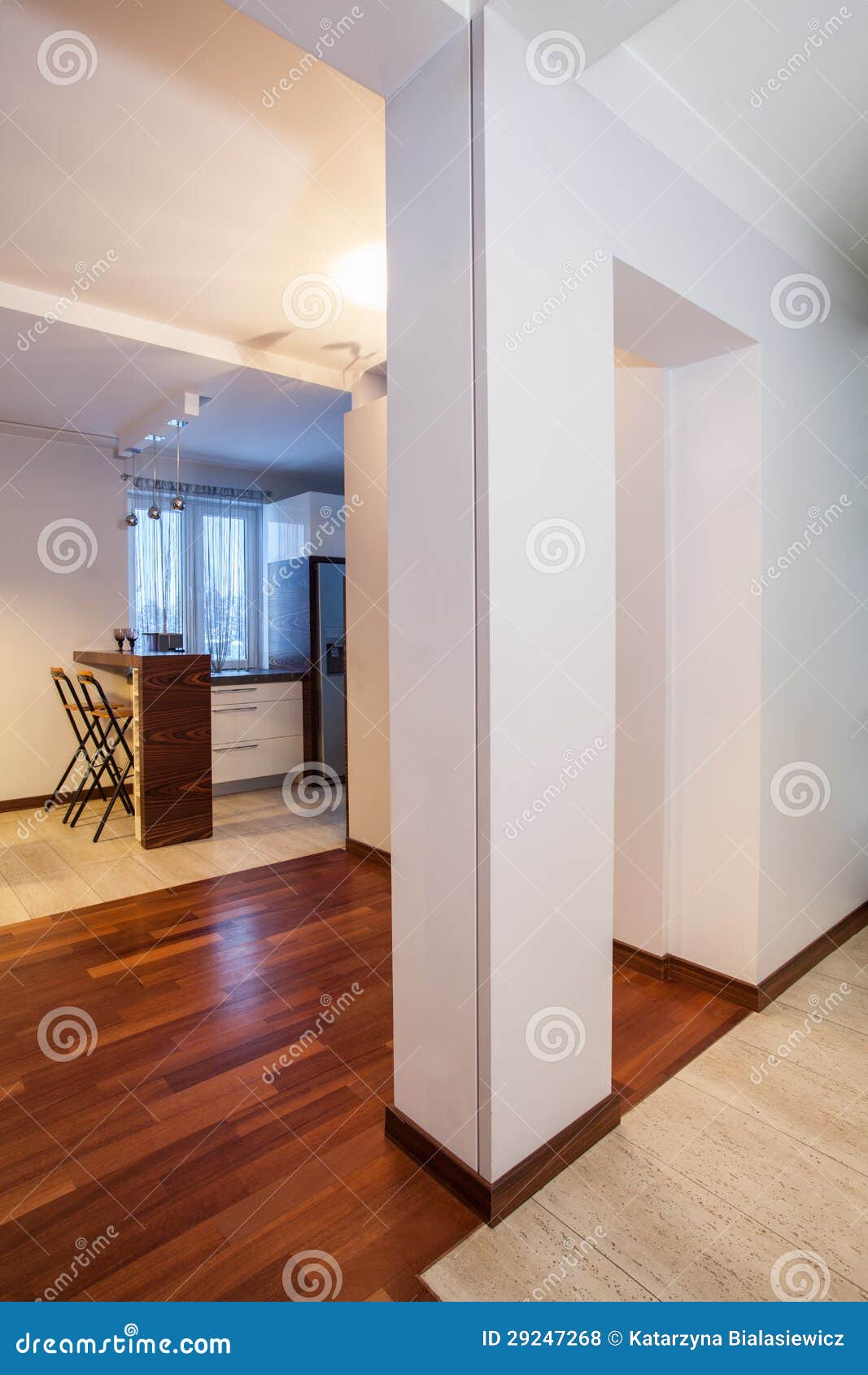 Country home - corridor stock photo. Image of contemporary - 29247268