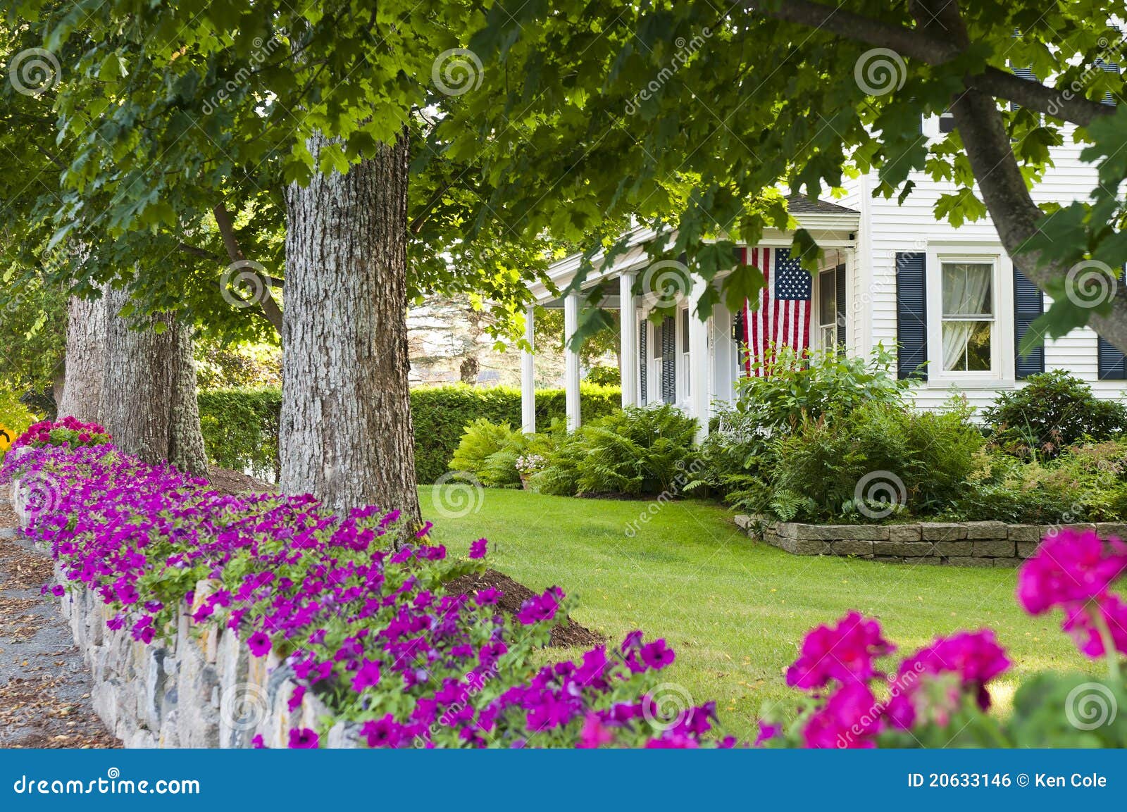 Country house rock garden stock photo. Image of country - 20633146