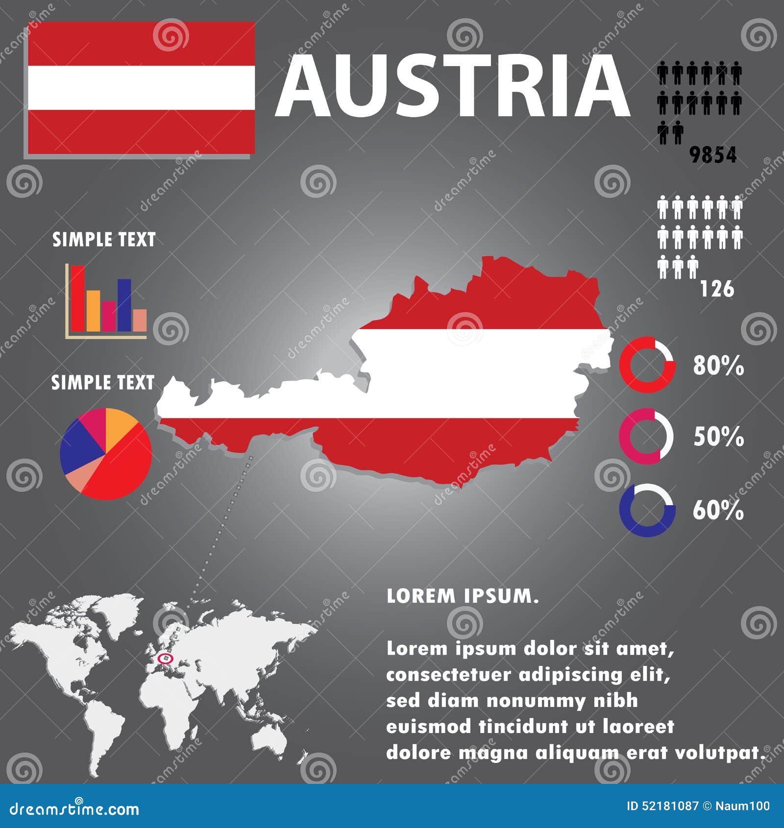 Country Infographics Template Vector Stock Vector - Illustration of ...