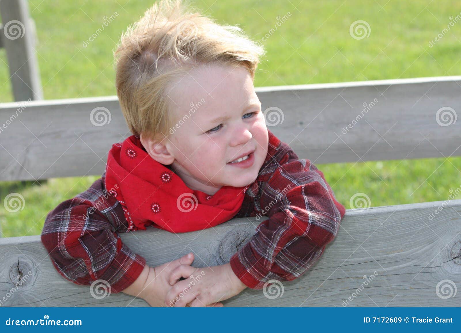 Country Kid stock image. Image of cowboy, bandana, wooden - 7172609
