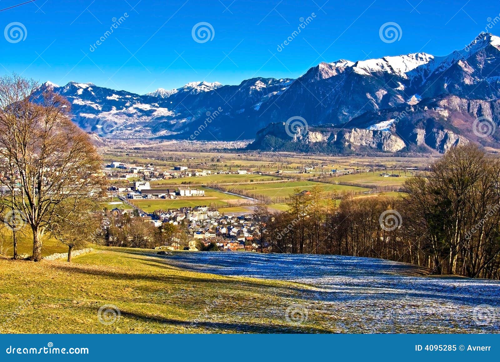 Country landscape stock image. Image of district, meadow - 4095285