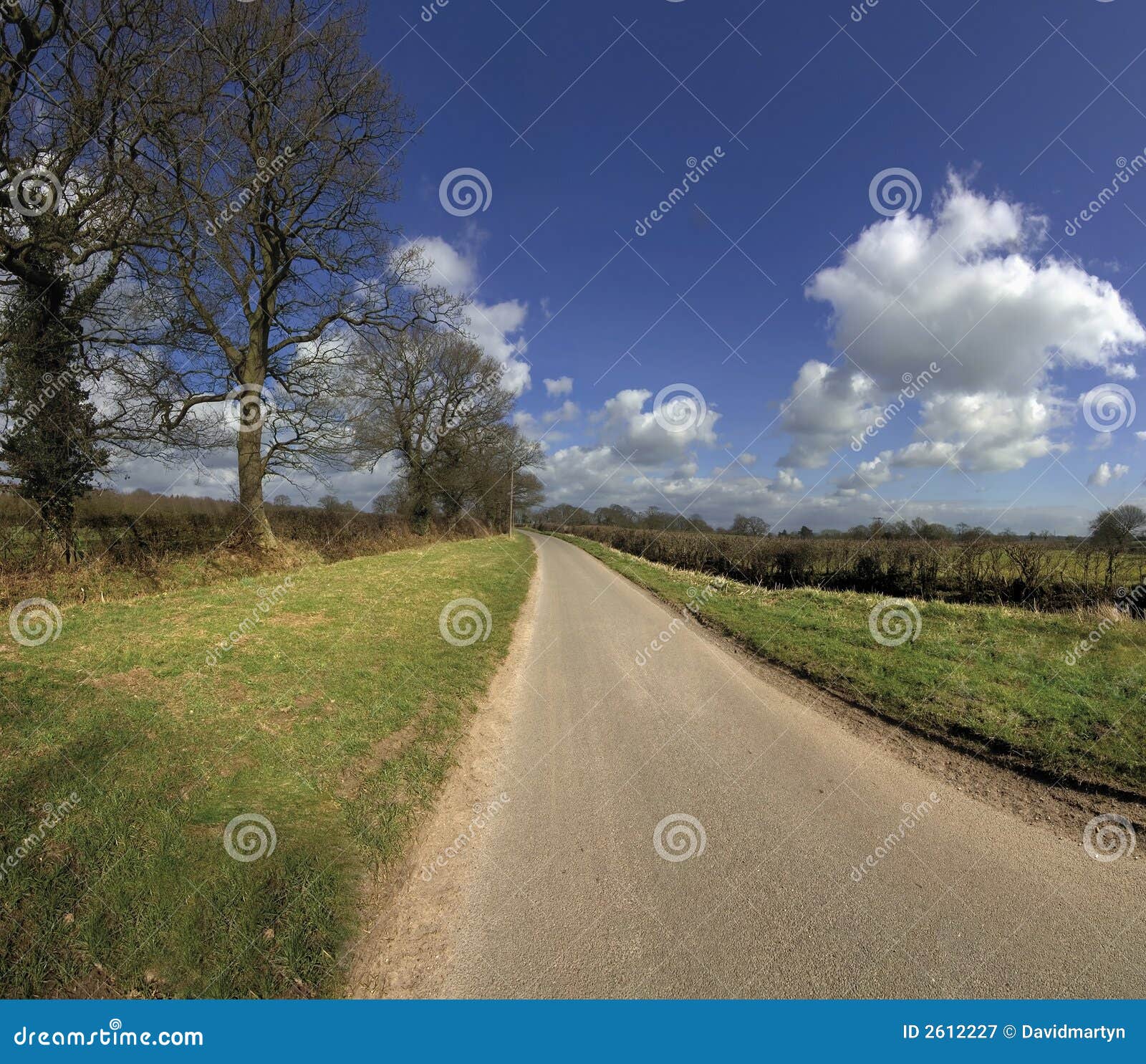 Country lane stock image. Image of country, midlands, direction - 2612227