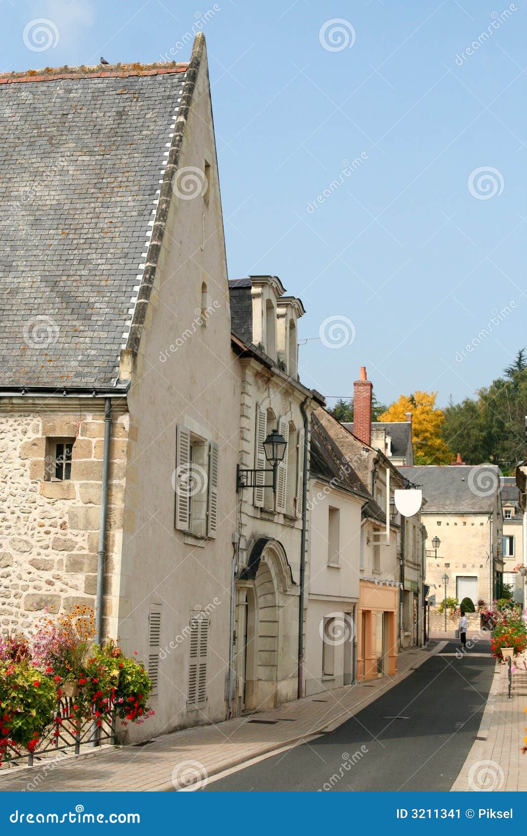 Country lane, France stock image. Image of countryside - 3211341