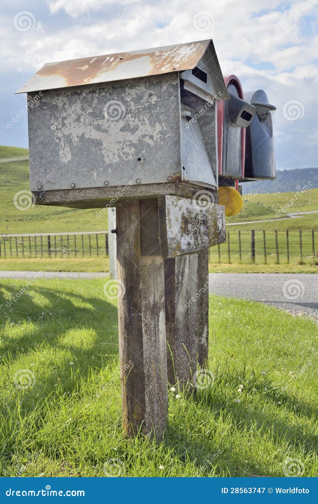 Country letterbox stock image. Image of rural, outdoor - 28563747