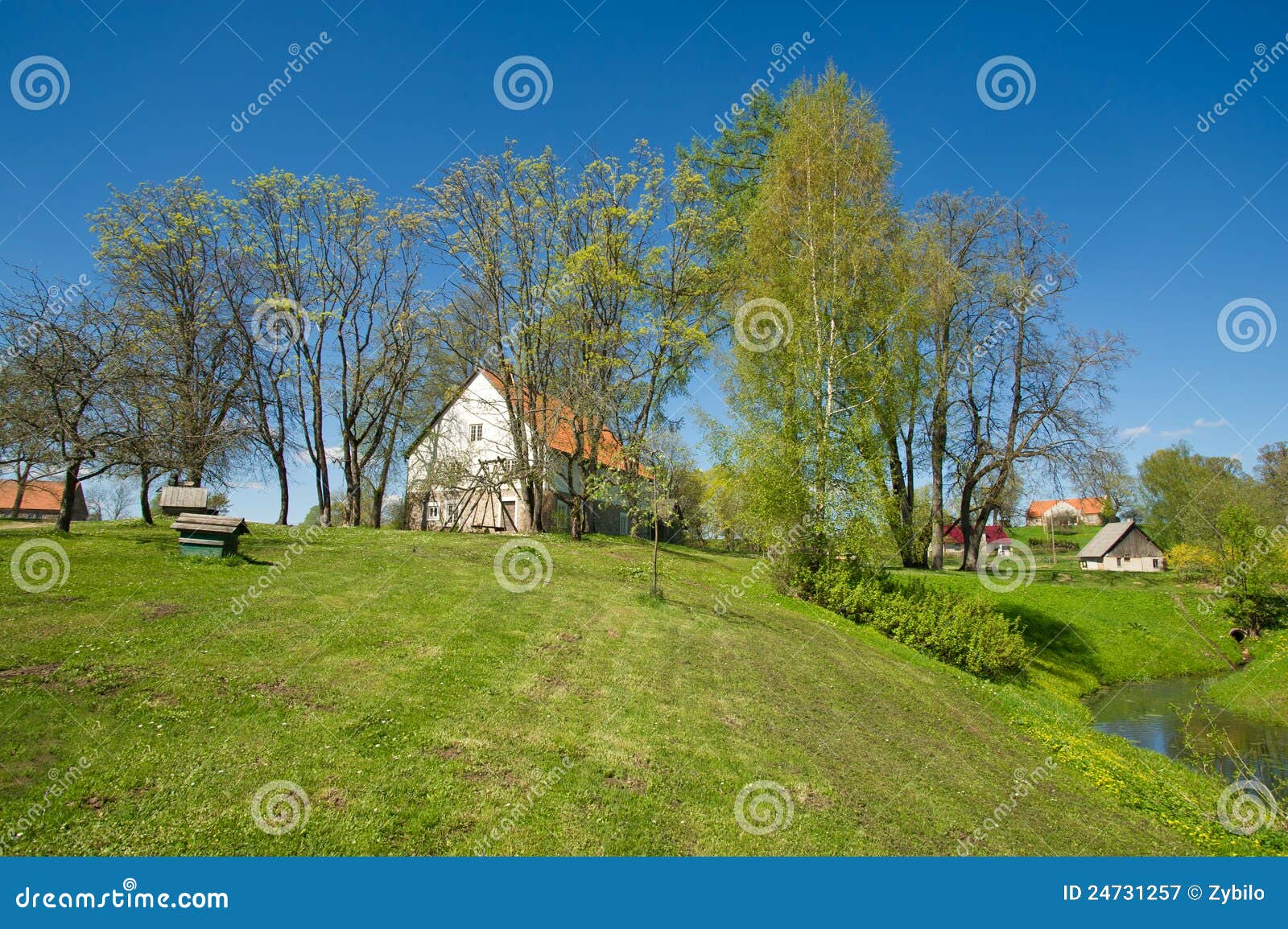 Country life stock image. Image of construction, light - 24731257